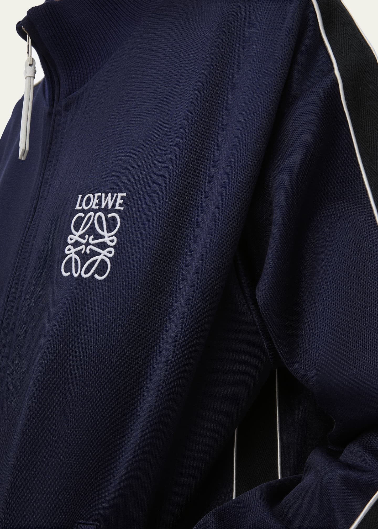 Loewe Men's Poly Satin Track Jacket - Bergdorf Goodman