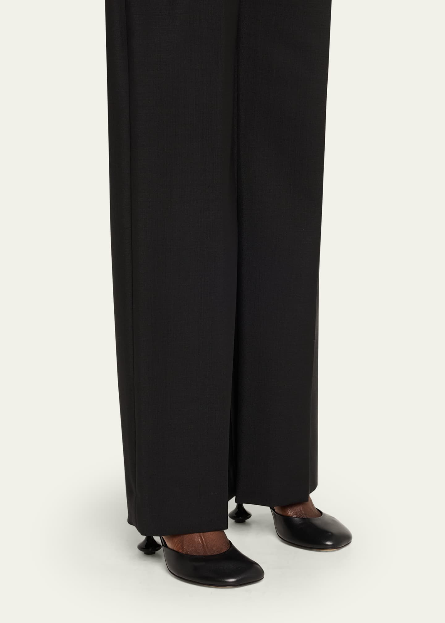 Loewe Toy Leather Ankle-Strap Pumps - Bergdorf Goodman