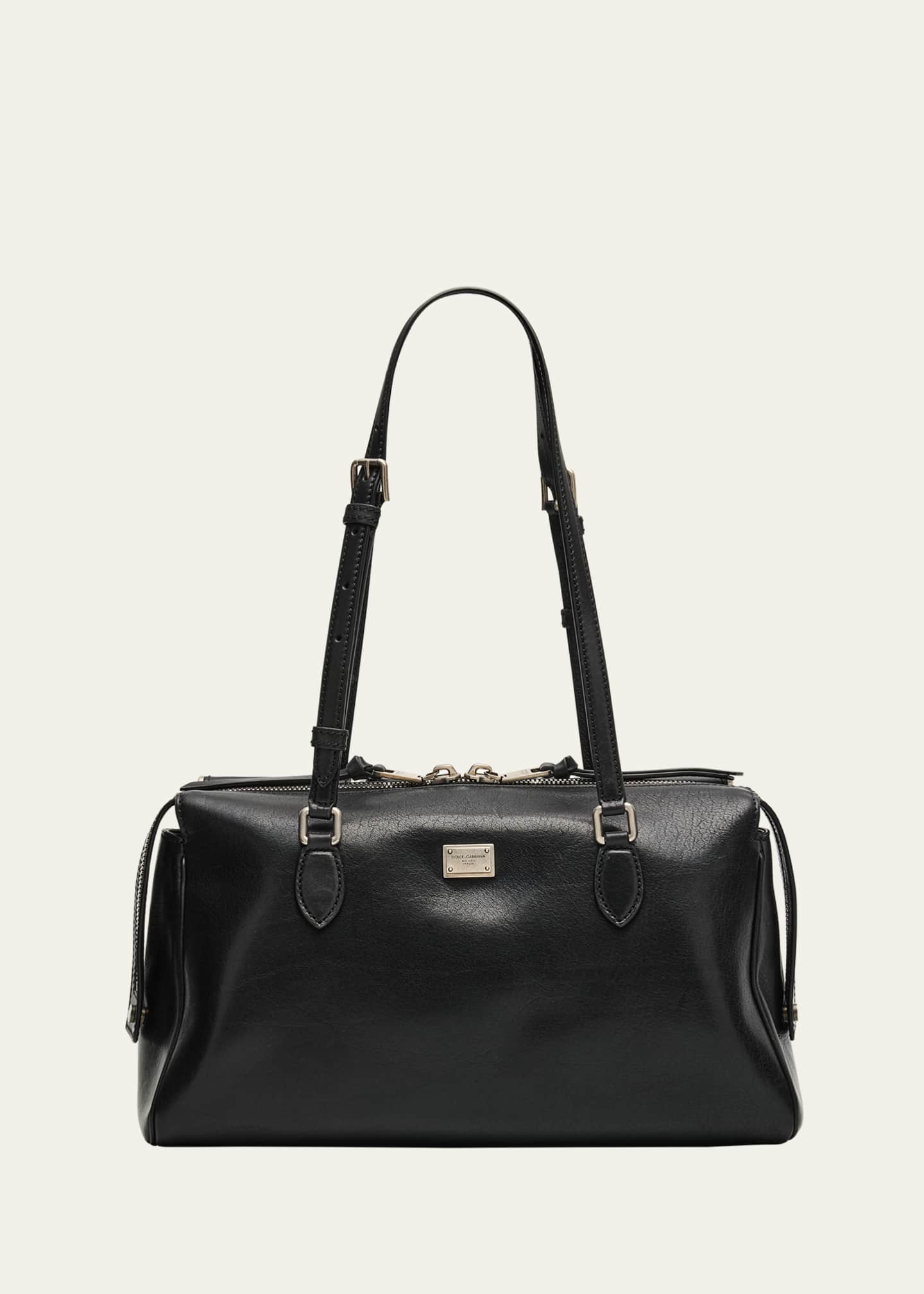 Dolce&Gabbana Vittoria Smooth Leather Shoulder Bag - Bergdorf Goodman