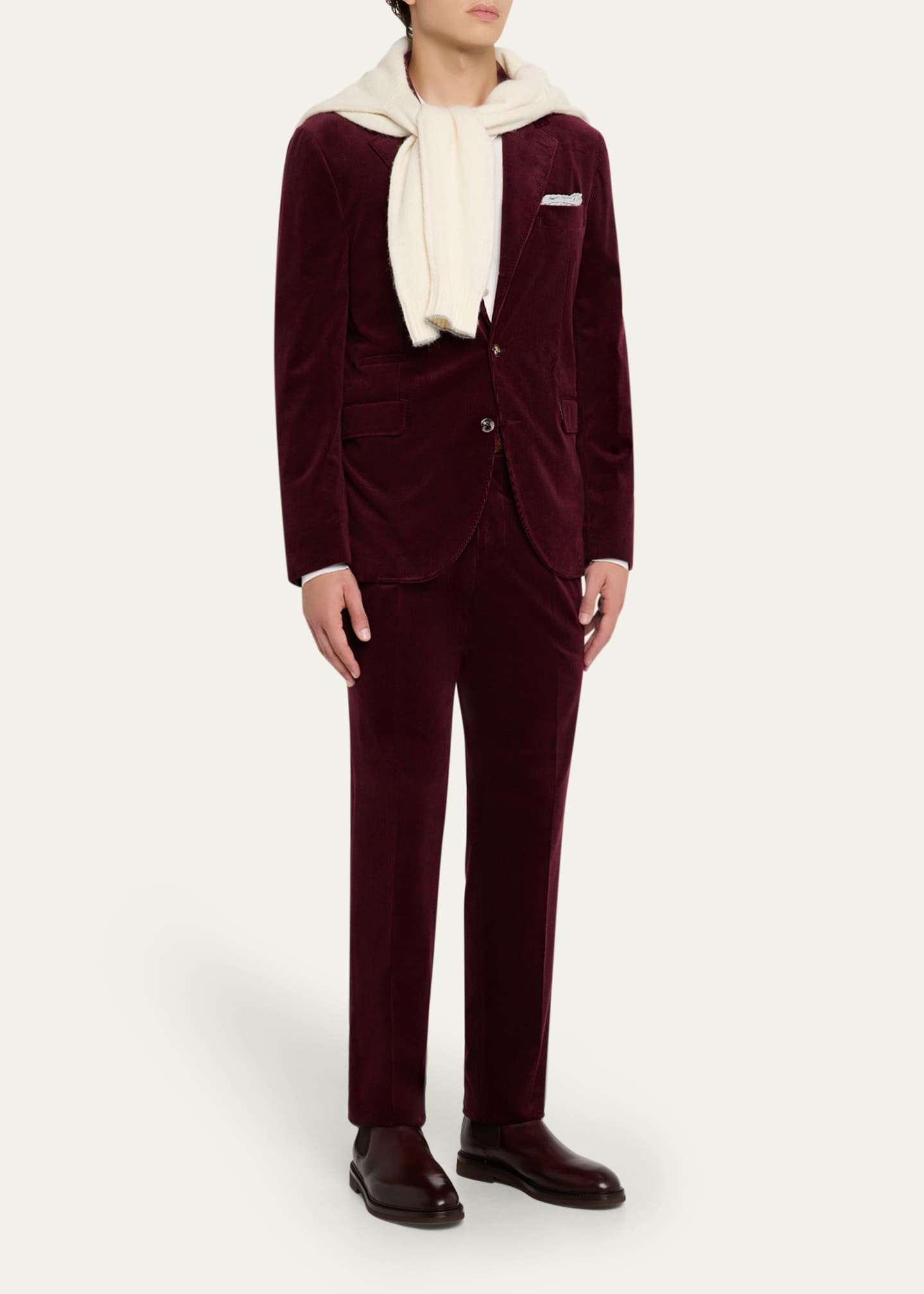 Brunello Cucinelli Men's Fine Wale Corduroy Two-Piece Suit - Bergdorf ...