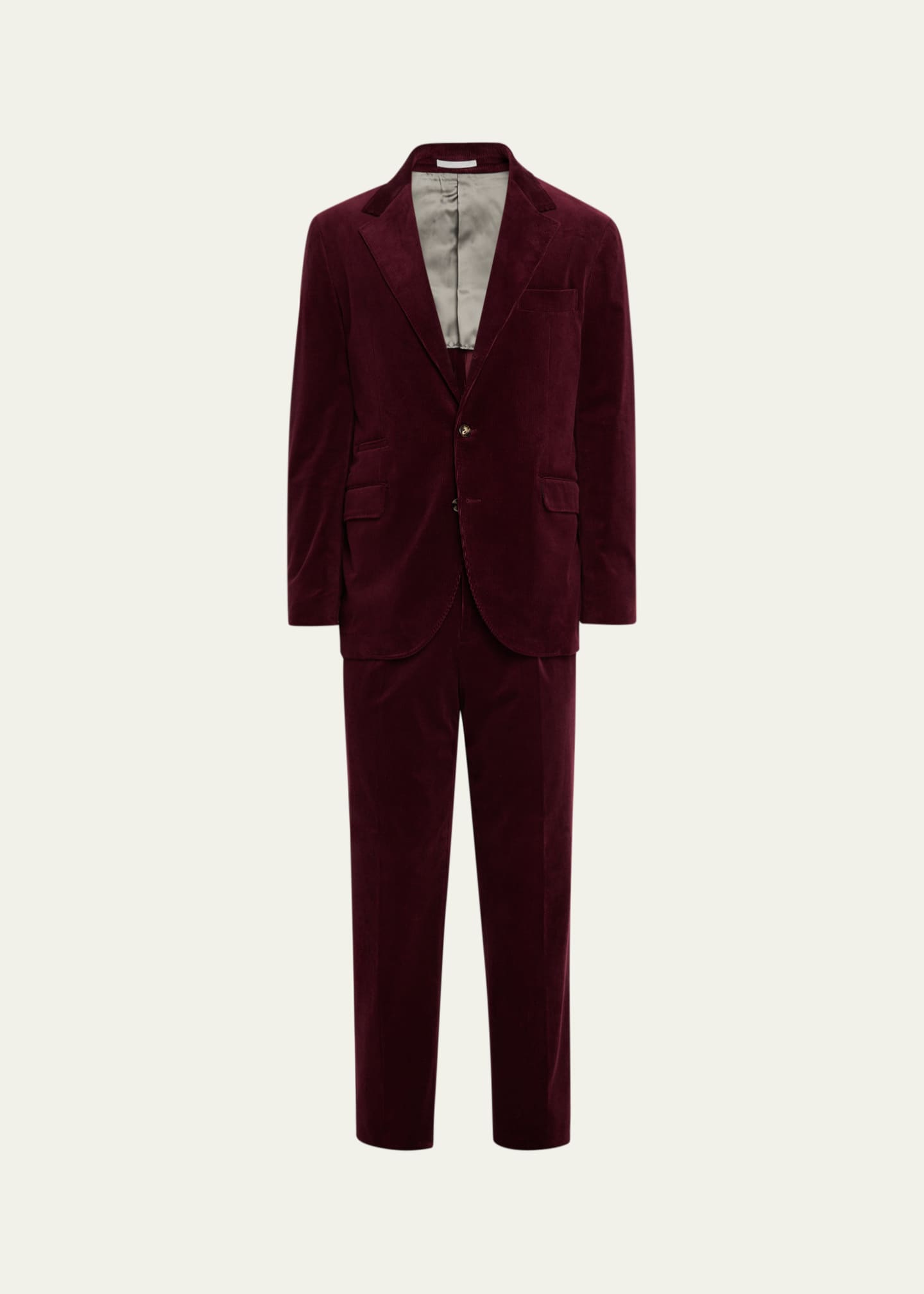 Brunello Cucinelli Men's Fine Wale Corduroy Two-Piece Suit - Bergdorf ...