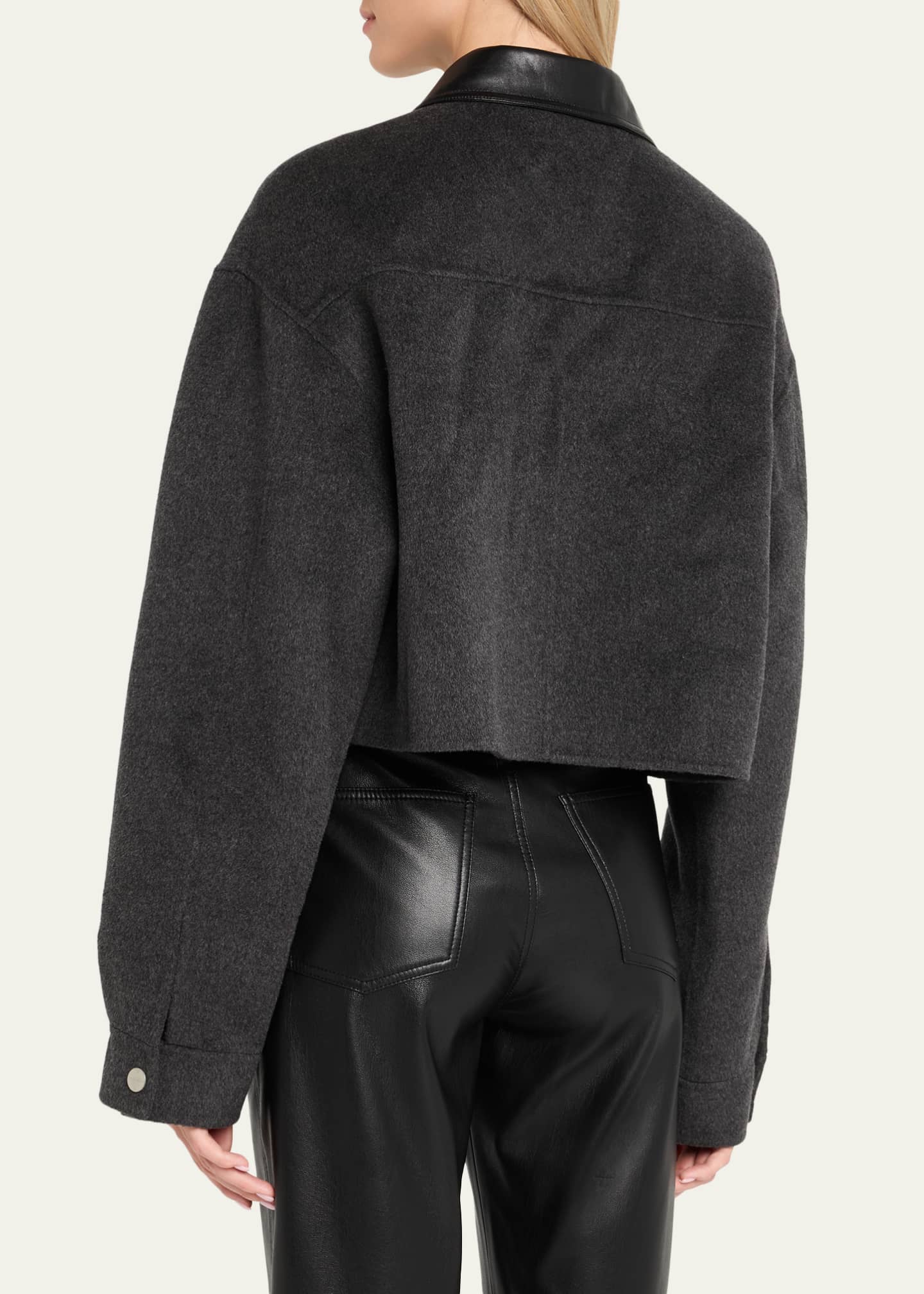 Nanushka Phebe Cropped Jacket - Bergdorf Goodman