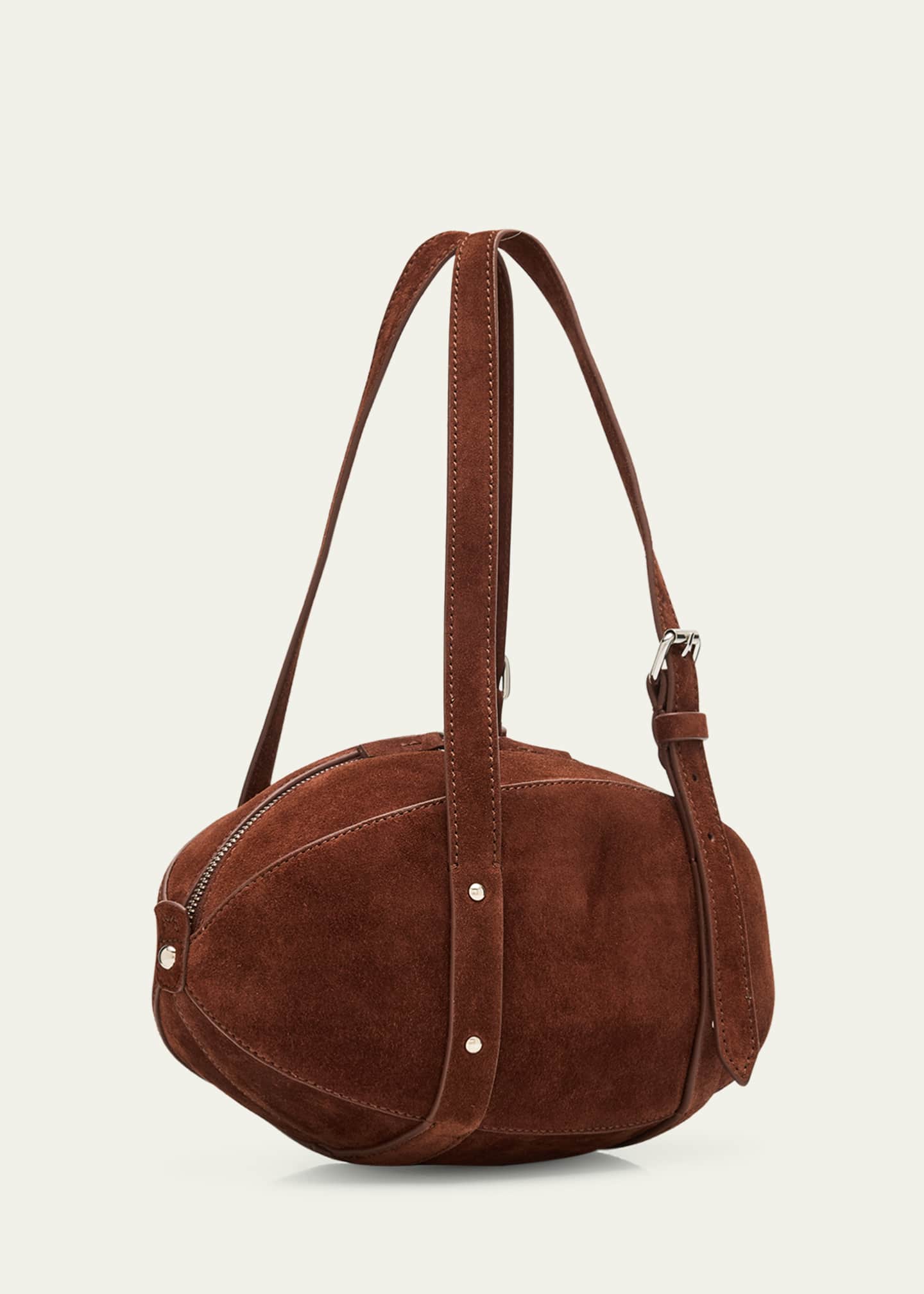 Monse Suede Football Shoulder Bag - Bergdorf Goodman