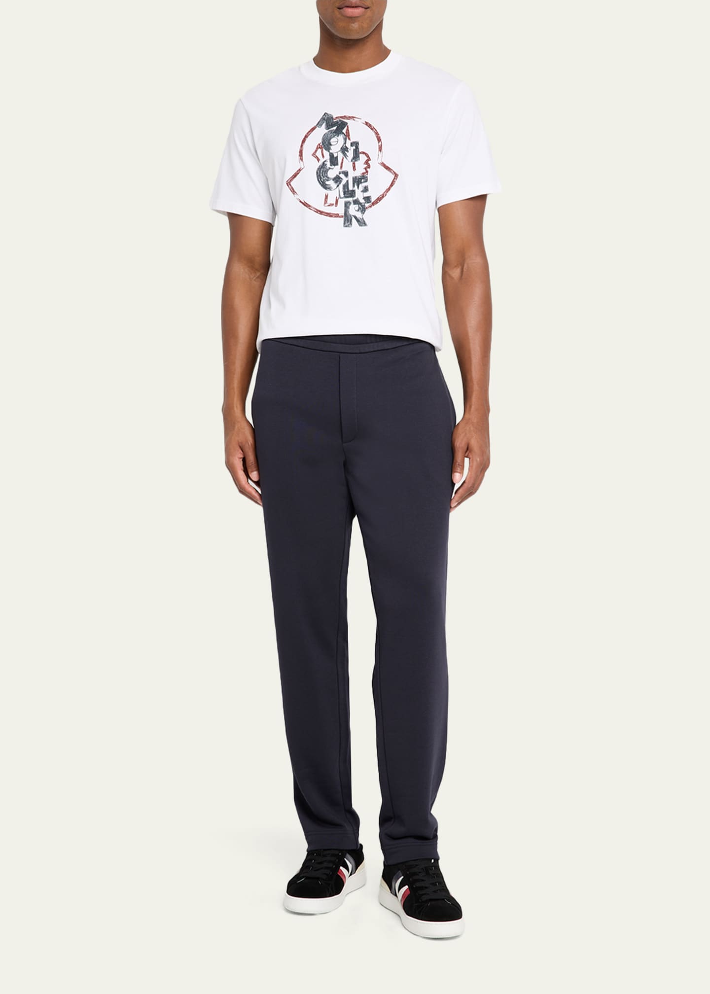 Moncler Men's Cotton Fleece Sweatpants - Bergdorf Goodman