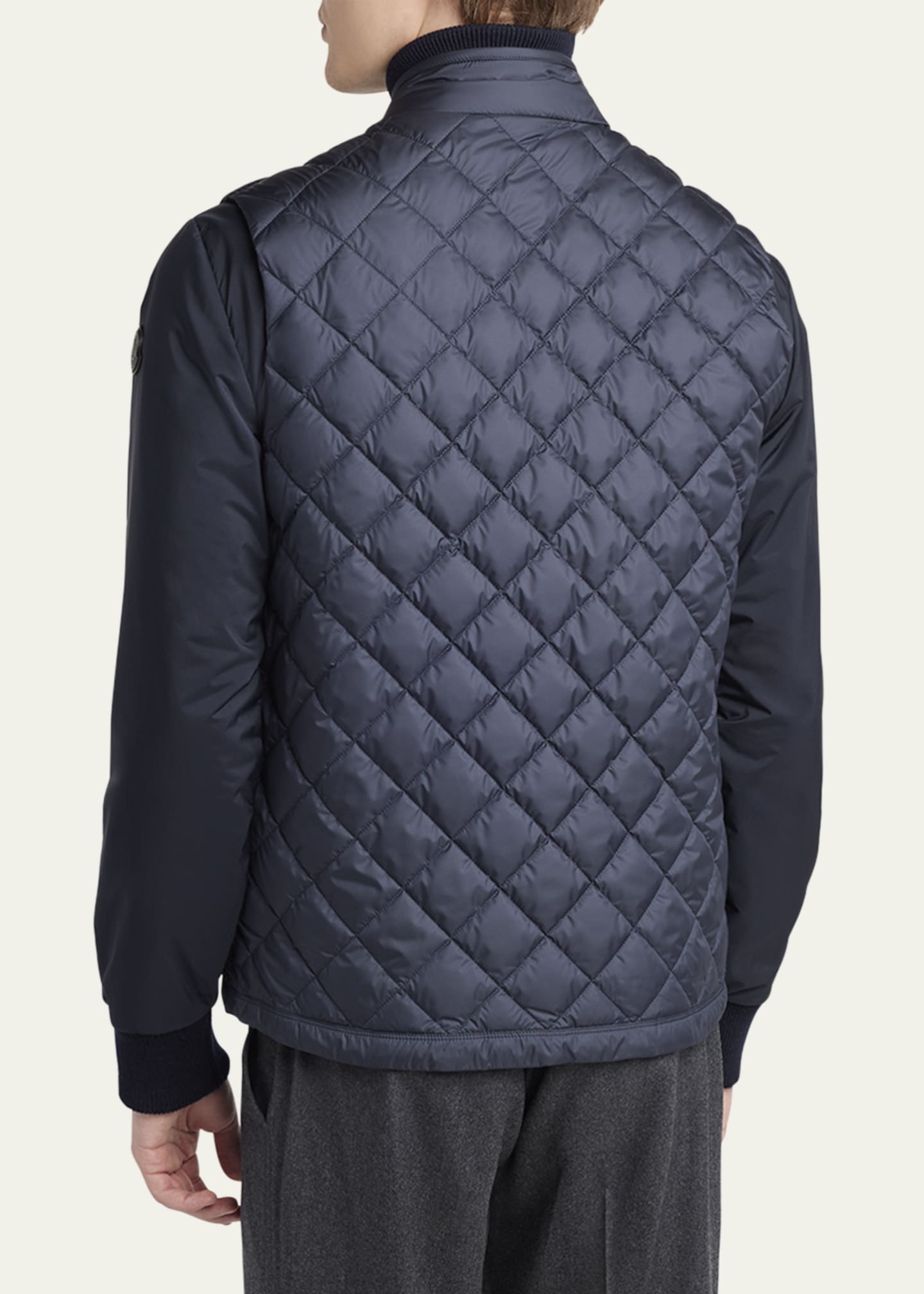 Moncler Men's Lycope Down Quilted Vest - Bergdorf Goodman
