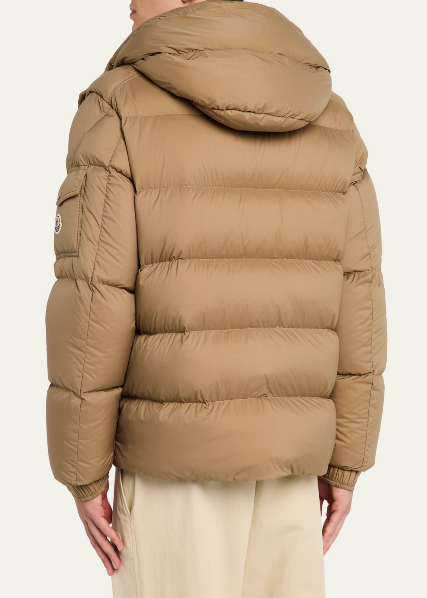 Moncler Men's Maya Hooded Short Down Puffer Jacket - Bergdorf Goodman