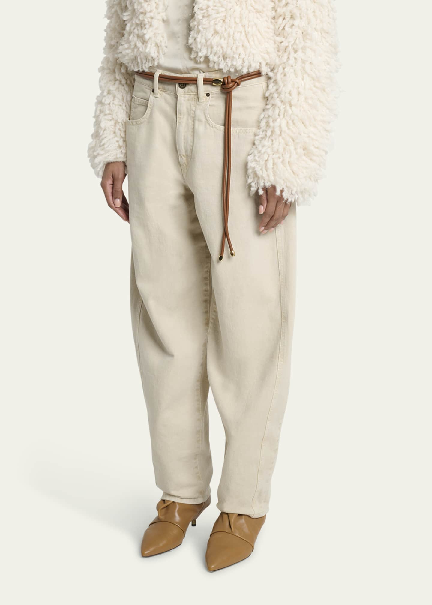 Isabel Marant Oriane Barrel Leg Jeans - Bergdorf Goodman