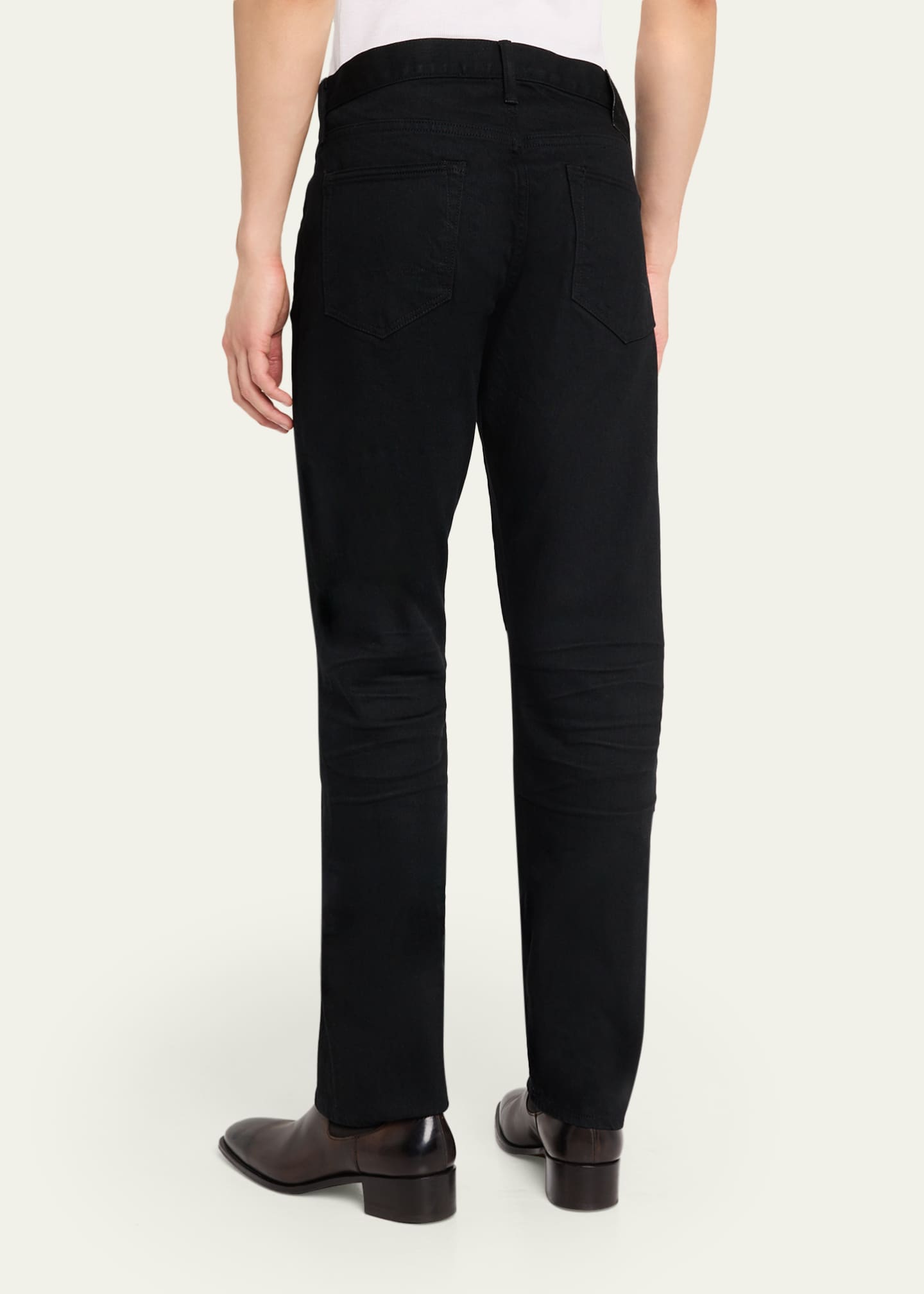 TOM FORD Men's Stretch Denim Straight-Fit Jeans - Bergdorf Goodman