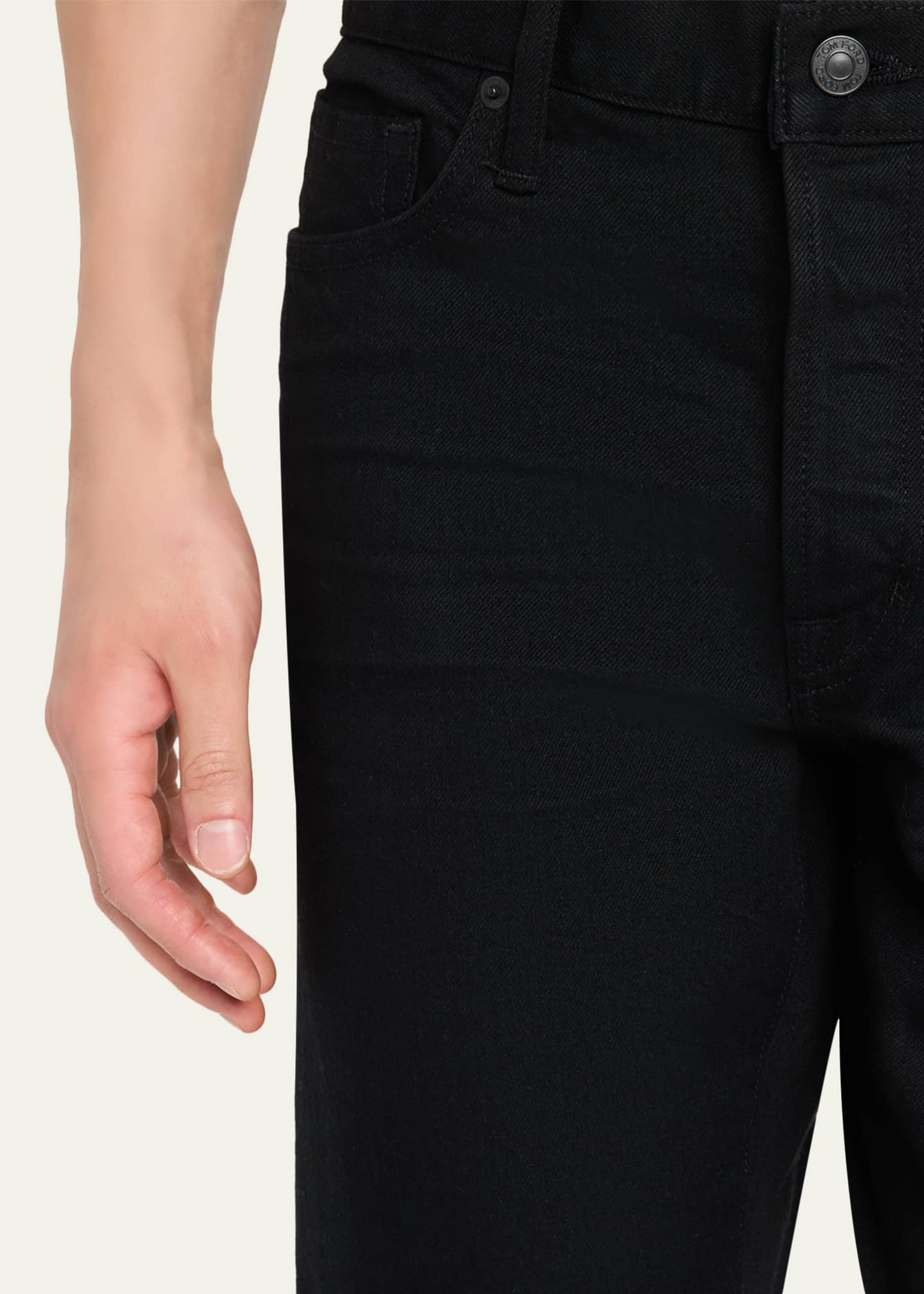 TOM FORD Men's Stretch Denim Straight-Fit Jeans - Bergdorf Goodman