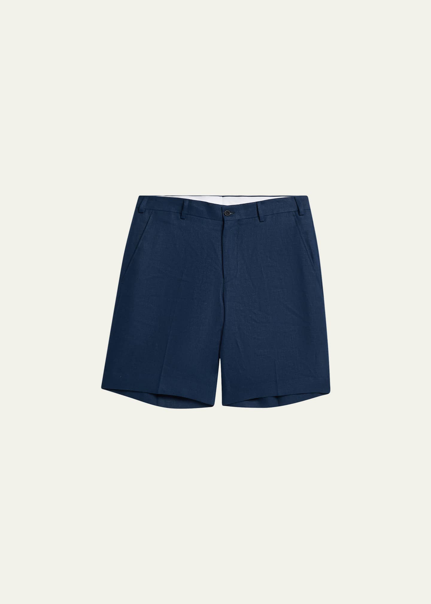 Anderson & Sheppard Men's Linen Beach Shorts - Bergdorf Goodman