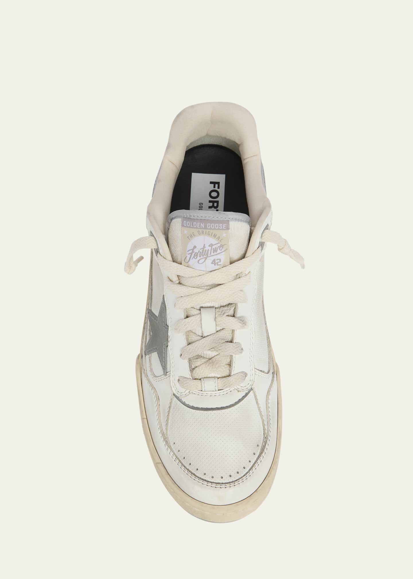 Golden Goose Men’s Forty2 Leather and Mesh Low-Top Sneakers - Bergdorf ...