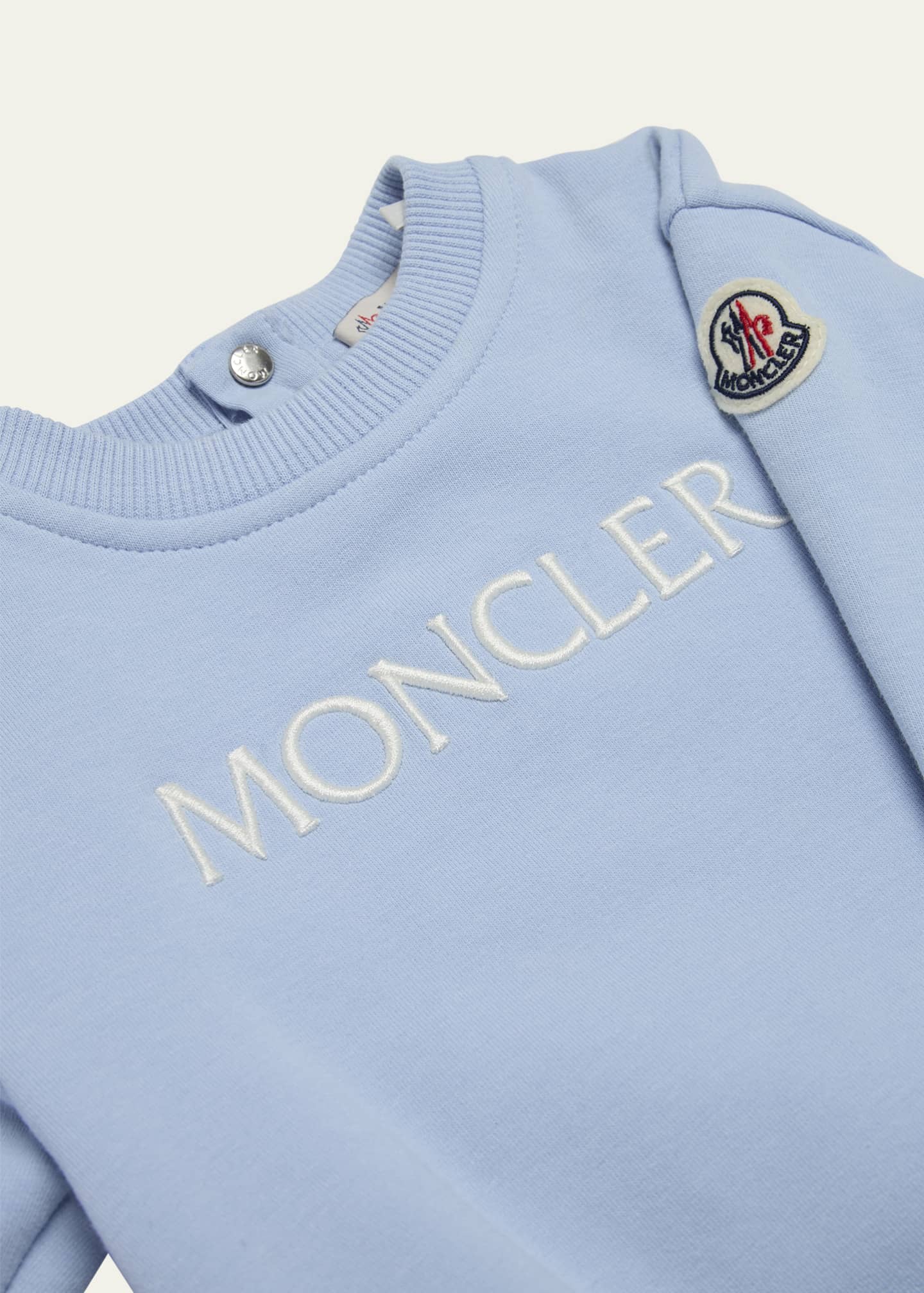 Moncler Boy's Embroidered Sweatshirt & Pants Set, Size 3M-3 - Bergdorf ...