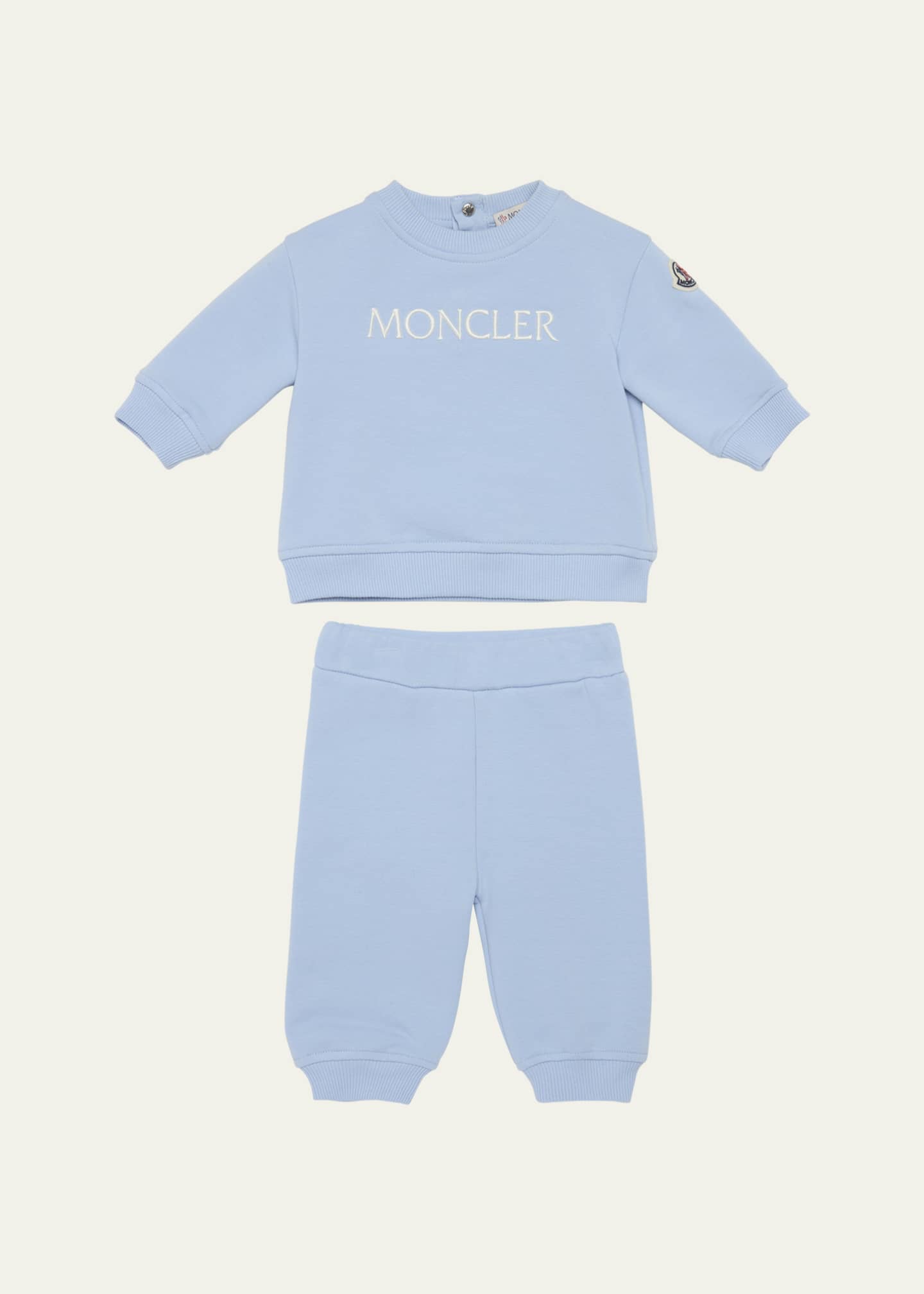 Moncler Boy's Embroidered Sweatshirt & Pants Set, Size 3M-3 - Bergdorf ...