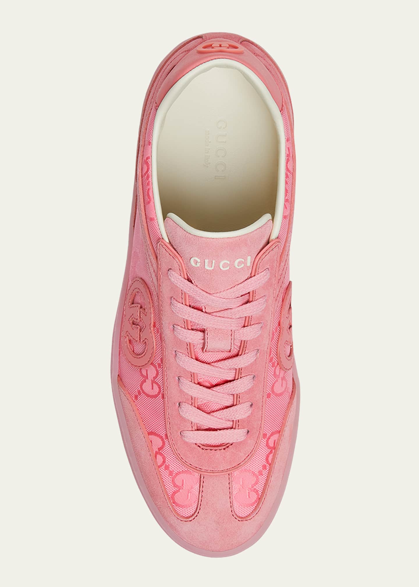 Gucci Sweet Suede G74 Sneakers - Bergdorf Goodman