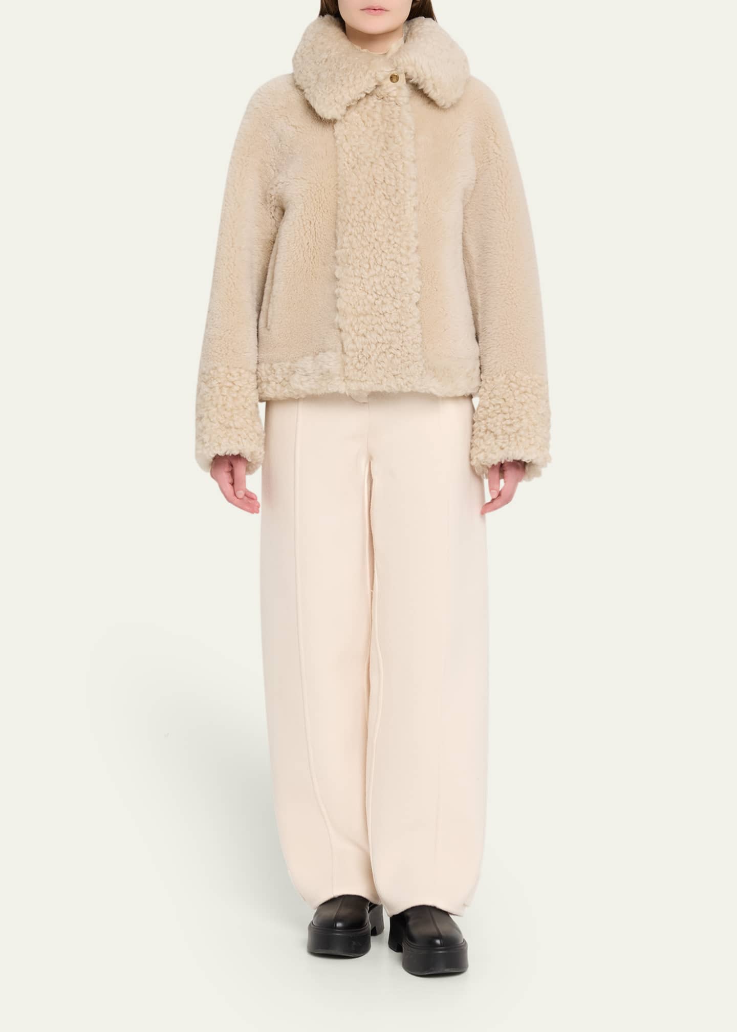 Moncler Gobain Shearling Jacket - Bergdorf Goodman