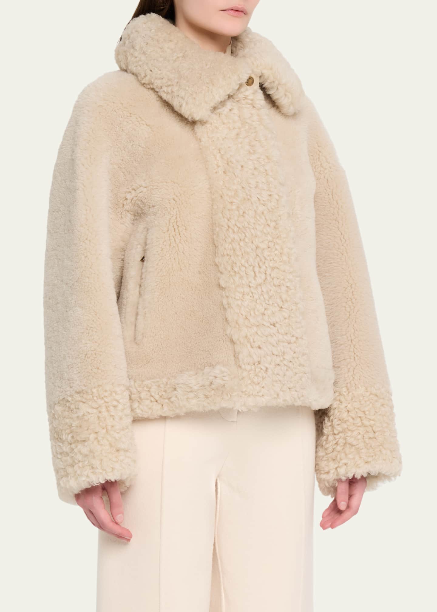 Moncler Gobain Shearling Jacket - Bergdorf Goodman