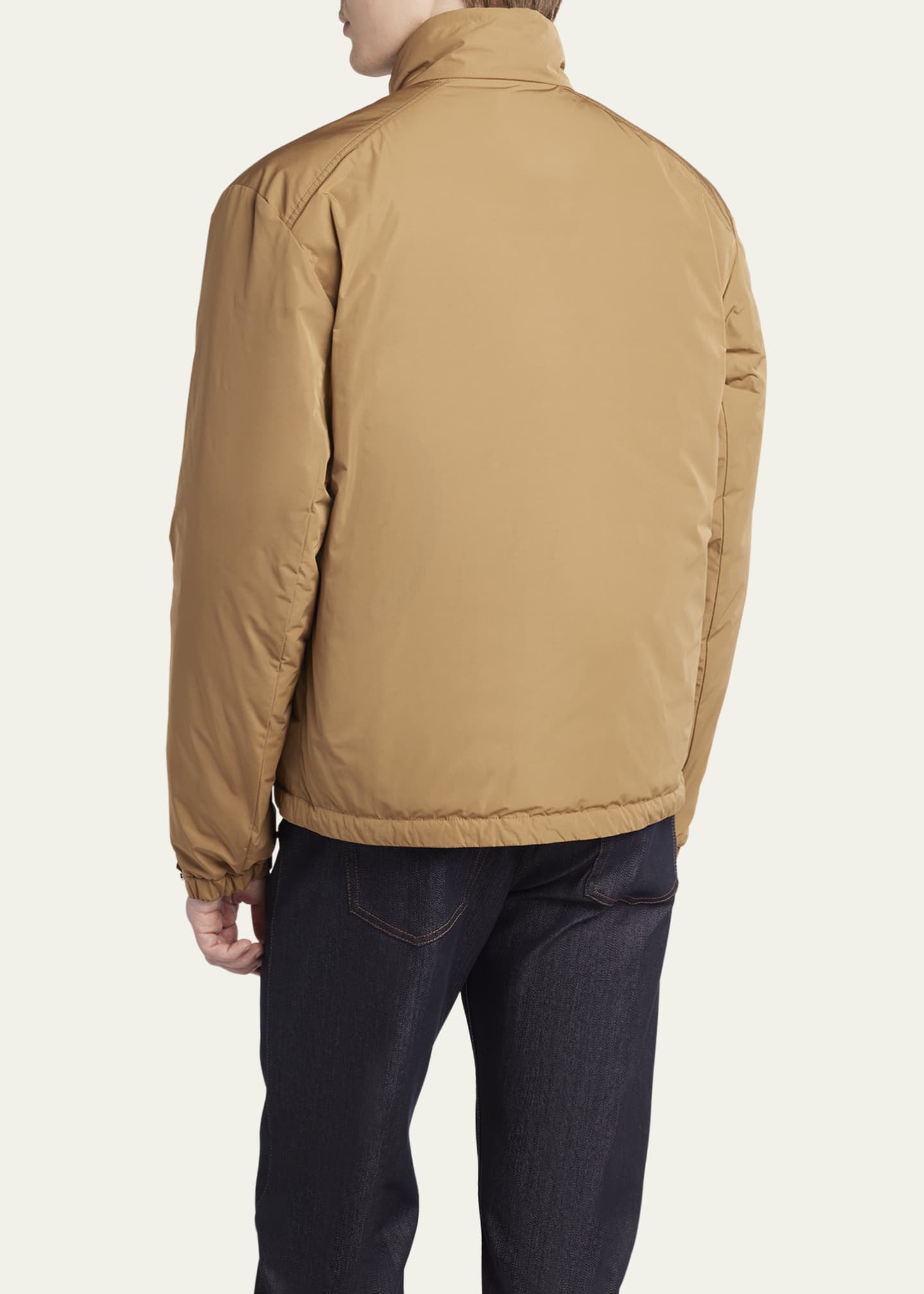 Moncler Men's Archivio Tan Micro Soft Light Padded Epin Jacket ...