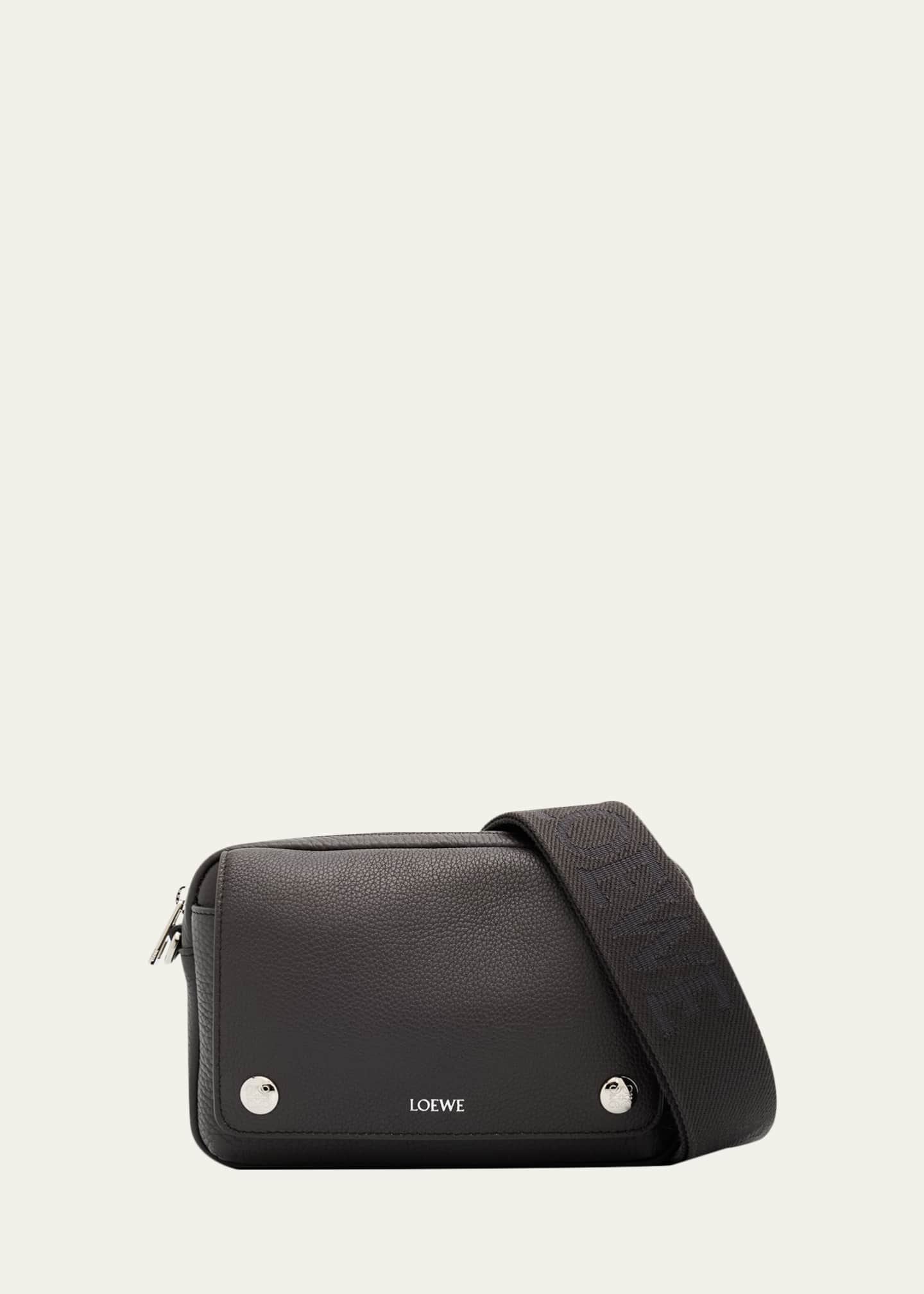 Loewe Men's Pebble Leather Camera Bag - Bergdorf Goodman