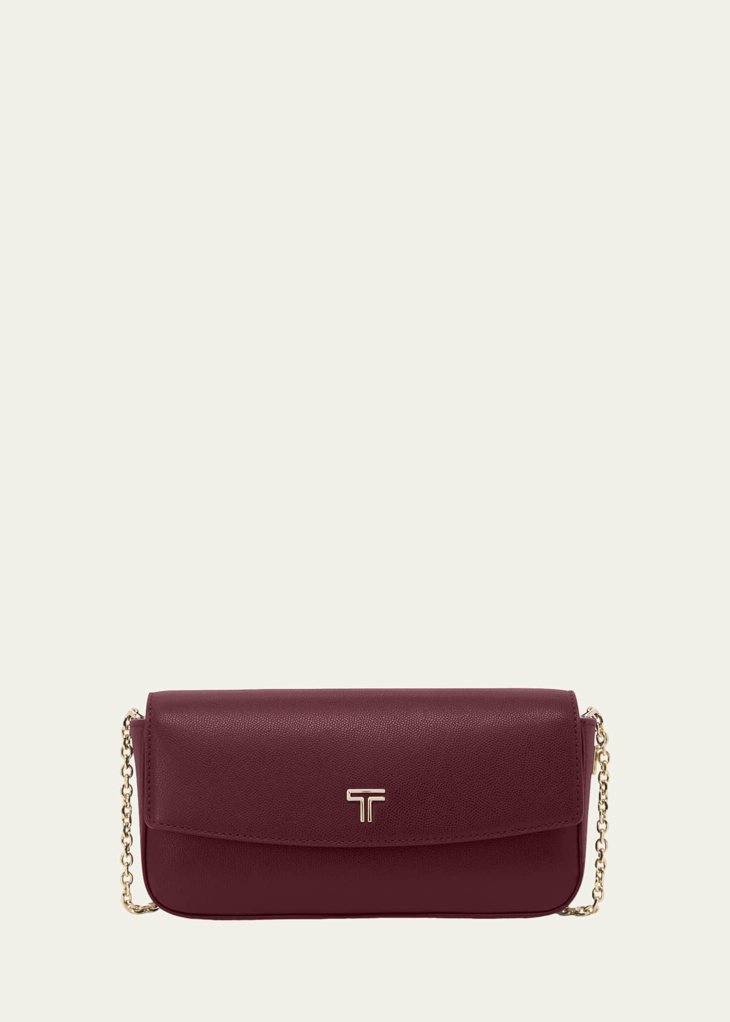 TUMI Leather Wallet on Chain Crossbody - Bergdorf Goodman