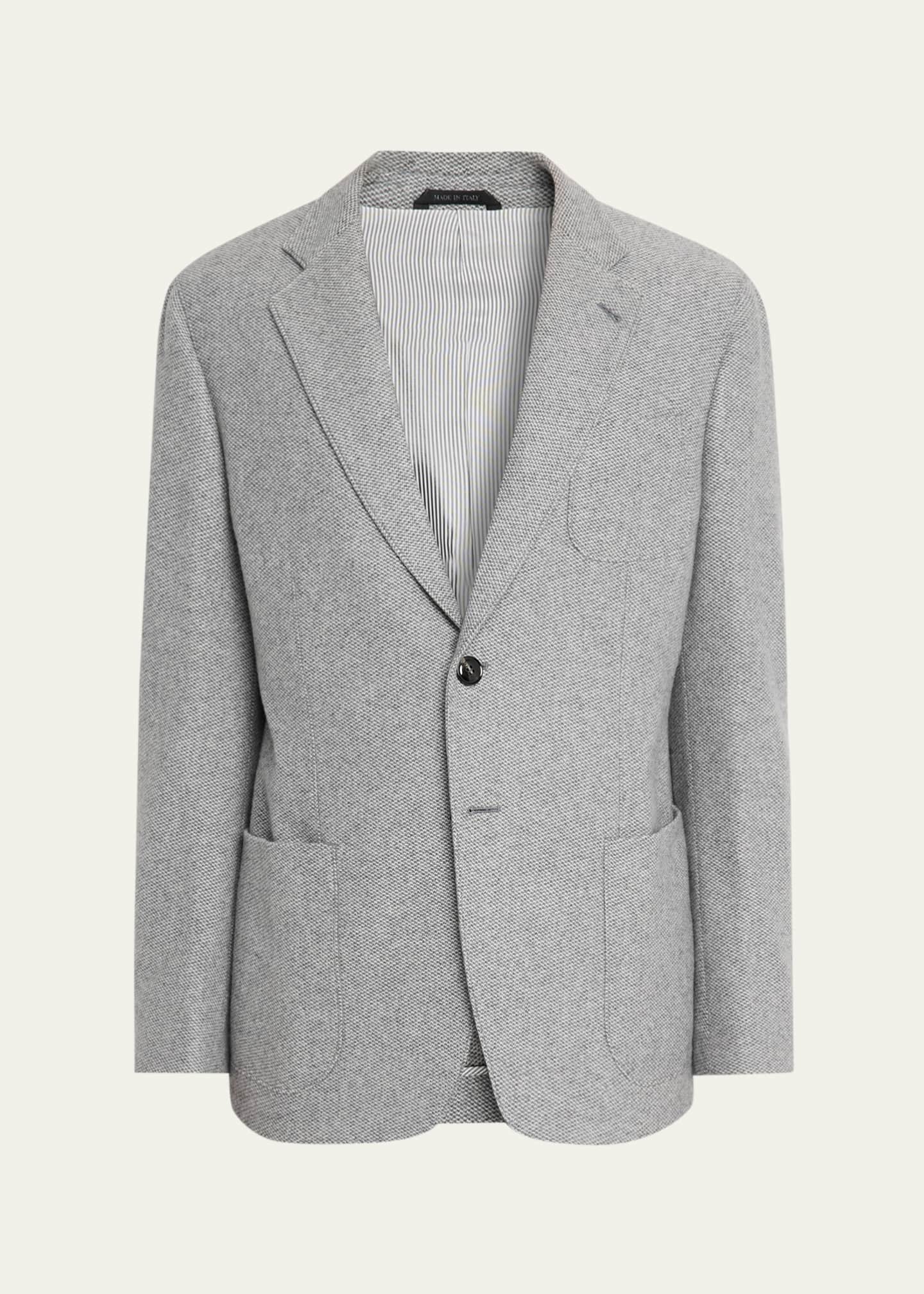 Giorgio Armani Men's Birdseye Cashmere Single-Breasted Blazer ...