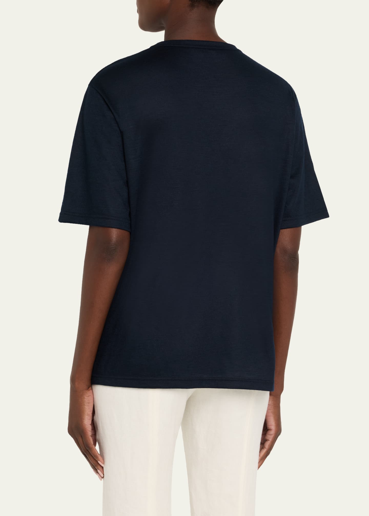Gabriela Hearst Kirby Cashmere Short-Sleeve T-Shirt - Bergdorf Goodman