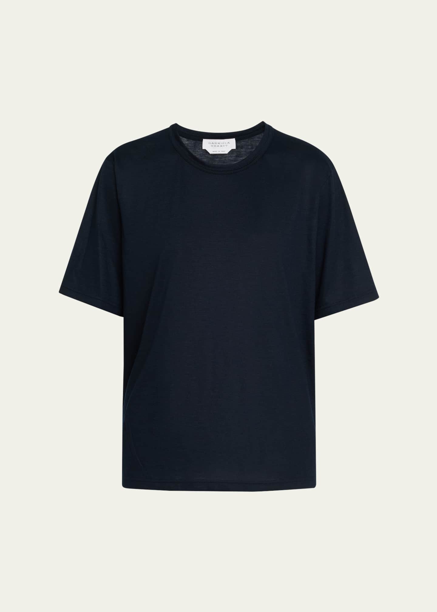 Gabriela Hearst Kirby Cashmere Short-Sleeve T-Shirt - Bergdorf Goodman