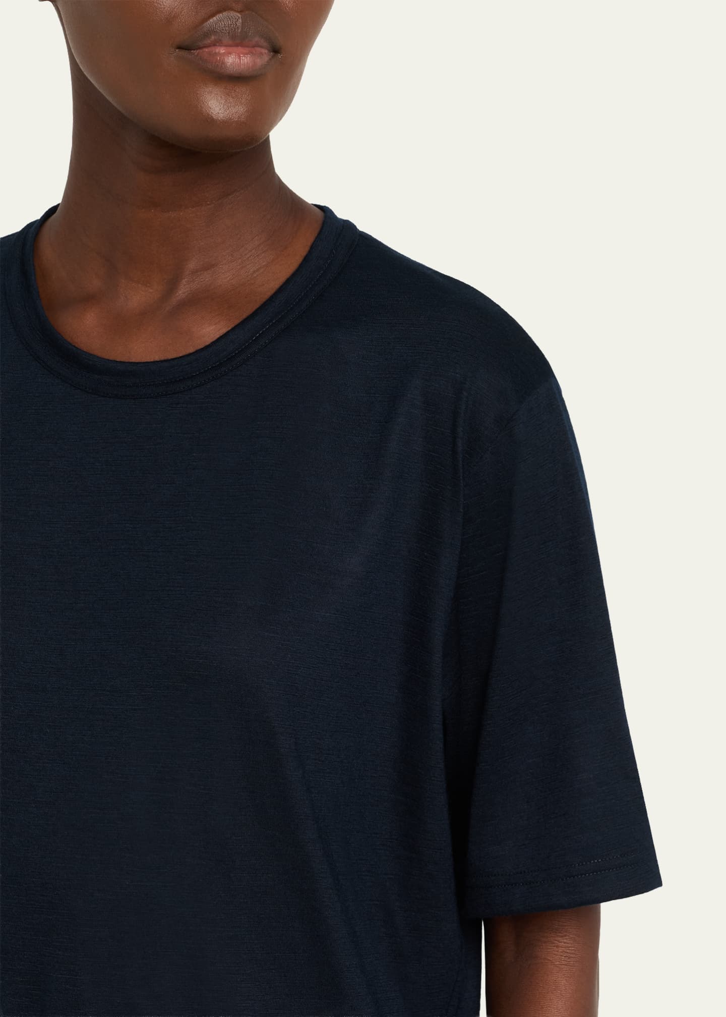 Gabriela Hearst Kirby Cashmere Short-Sleeve T-Shirt - Bergdorf Goodman