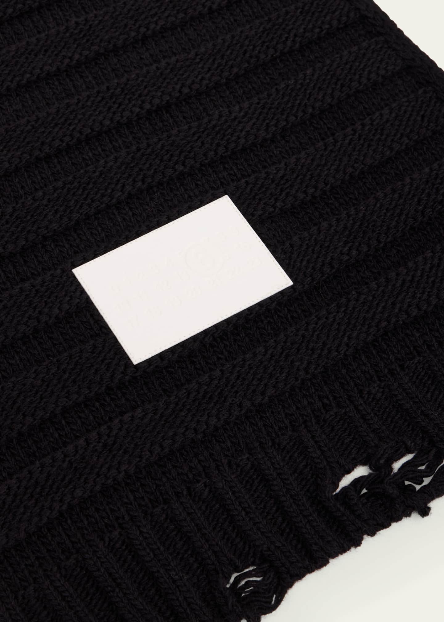 MM6 Maison Margiela Virgin Wool Blend Scarf - Bergdorf Goodman