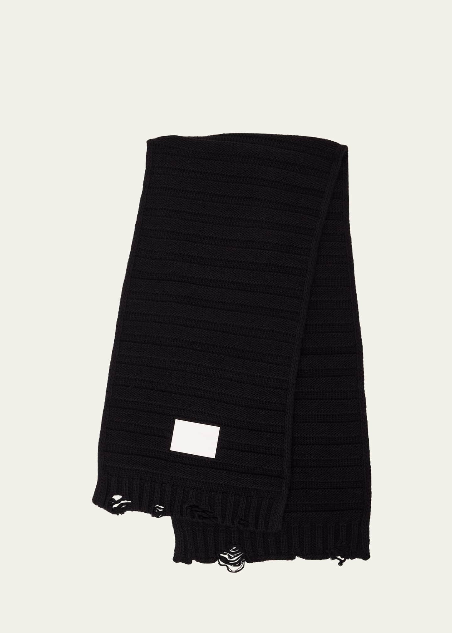 MM6 Maison Margiela Virgin Wool Blend Scarf - Bergdorf Goodman