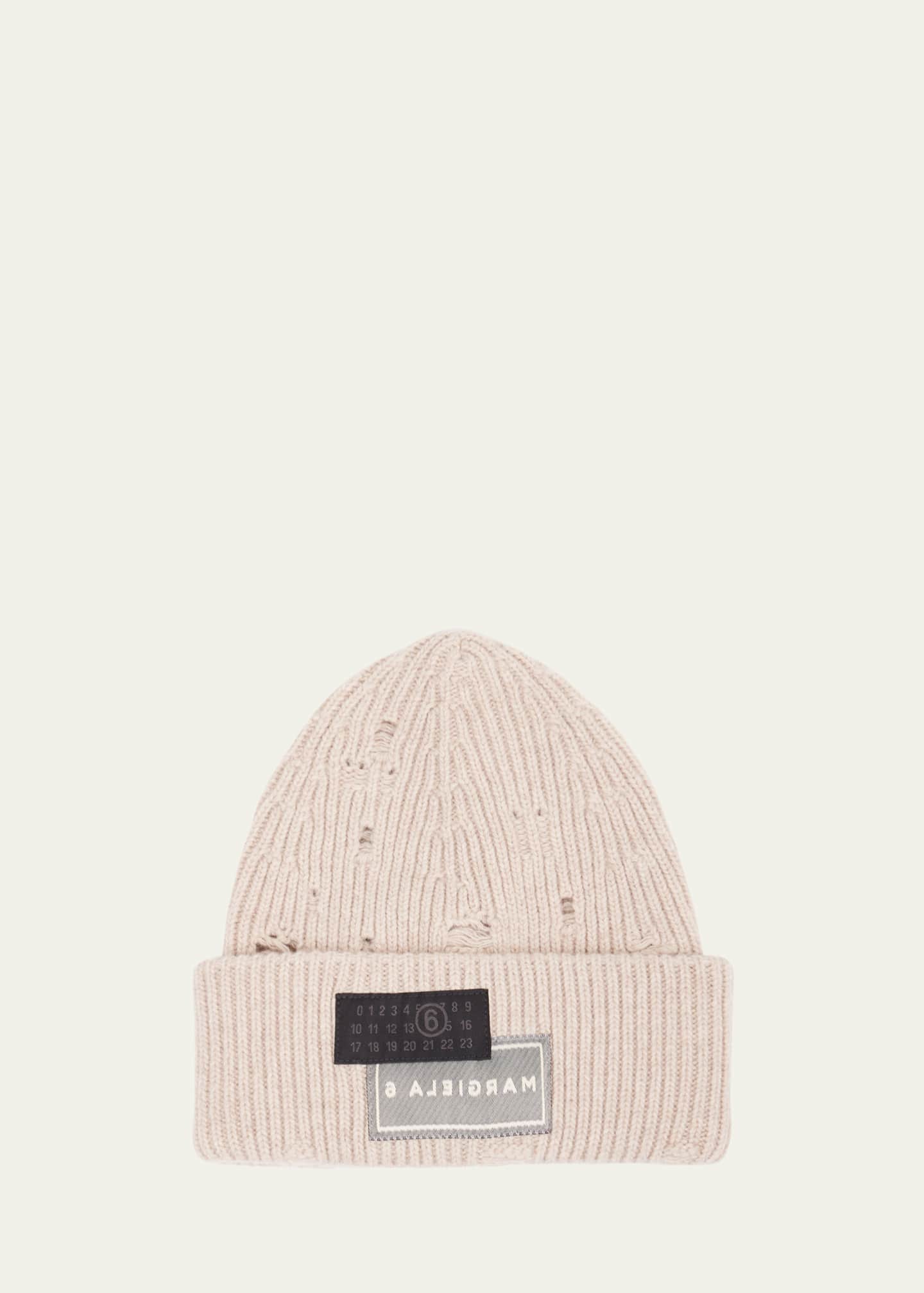 MM6 Maison Margiela Numeric Knit Beanie - Bergdorf Goodman