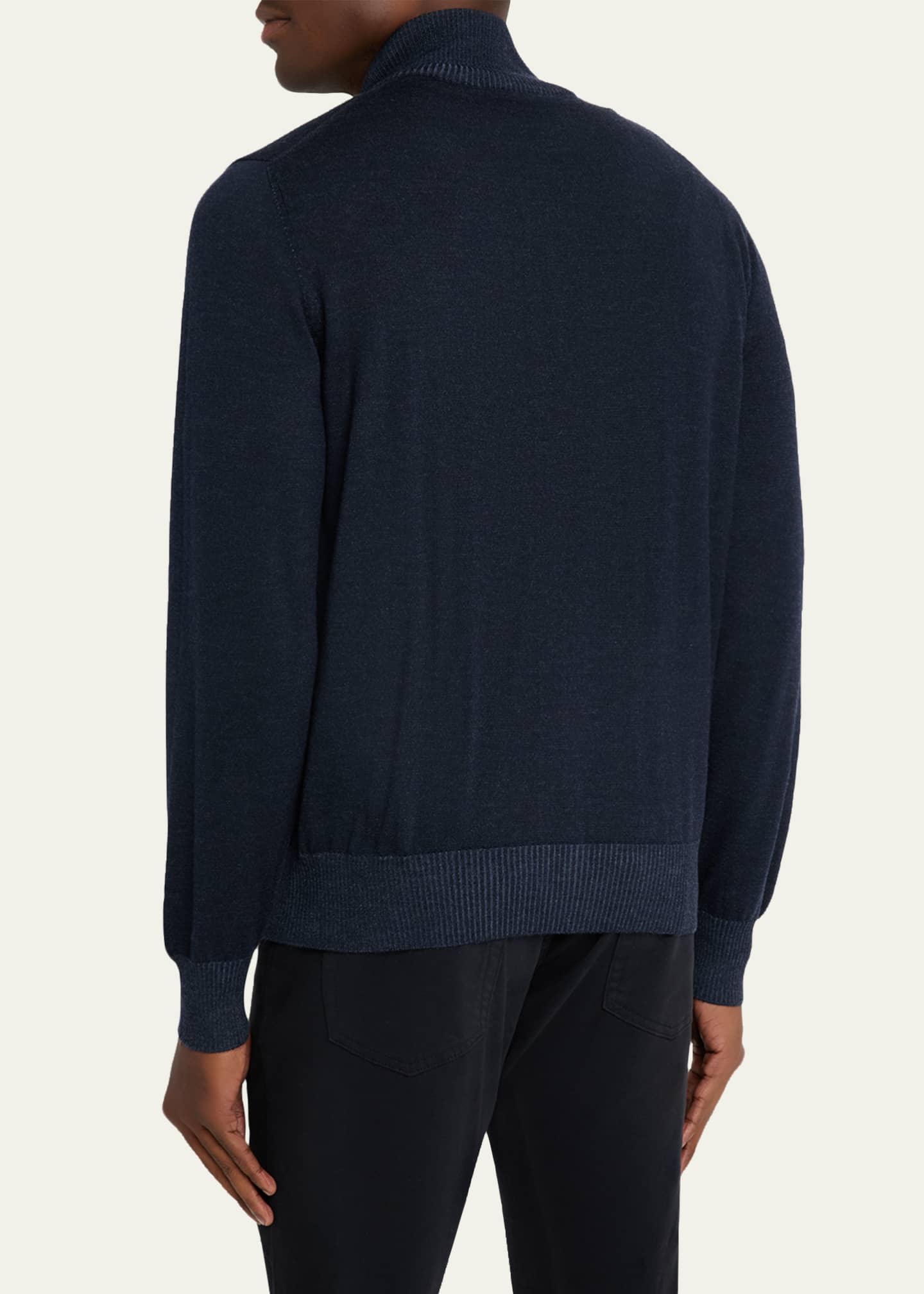 Fioroni Men's Wool Vanise Full-Zip Sweater - Bergdorf Goodman