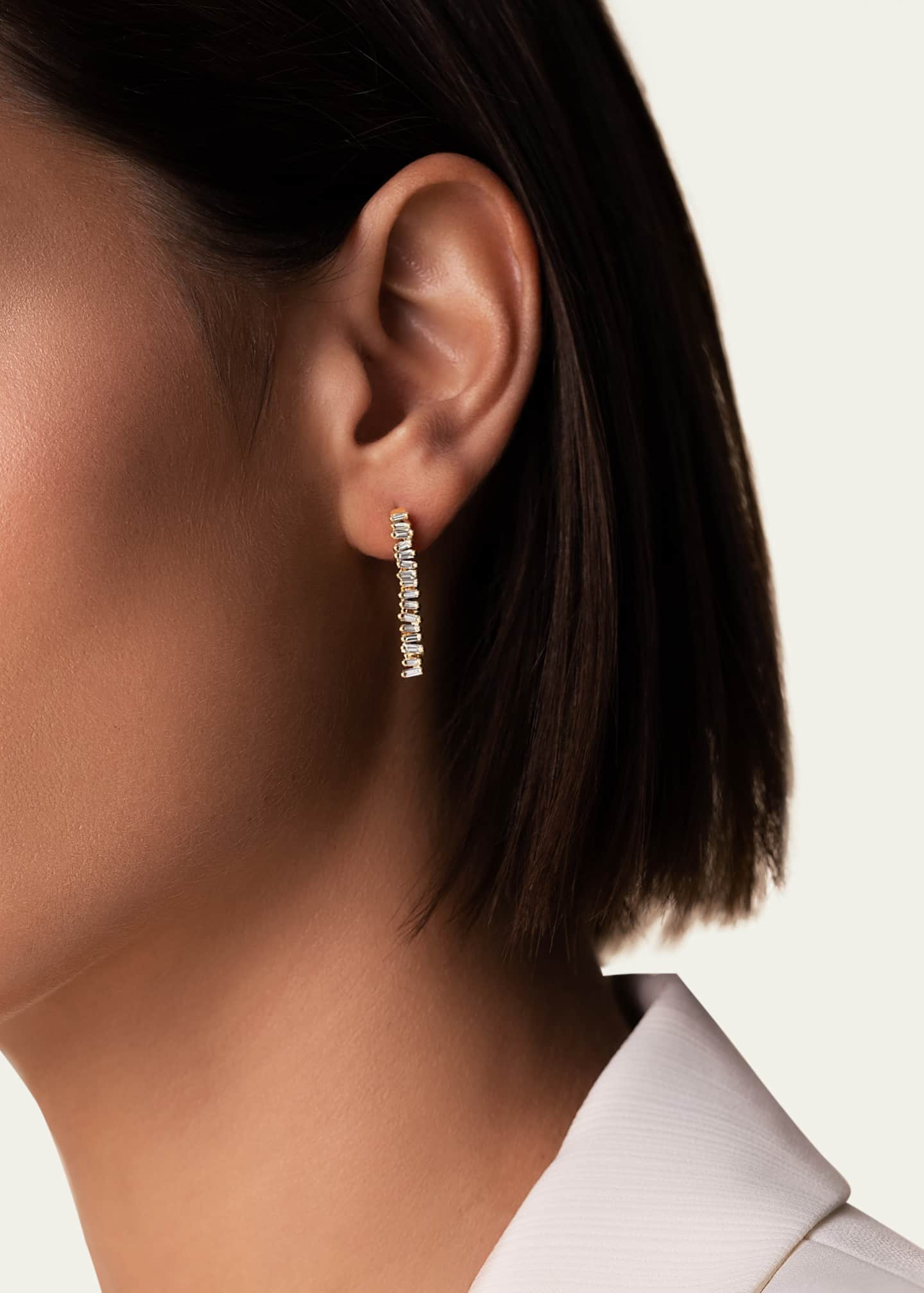 Suzanne Kalan 18K Yellow Gold Classic Diamond Savannah Mini Drop ...
