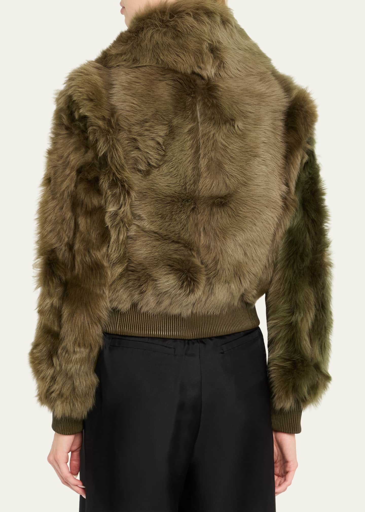 Zimmermann Hypnotic Shearling Bomber Jacket - Bergdorf Goodman