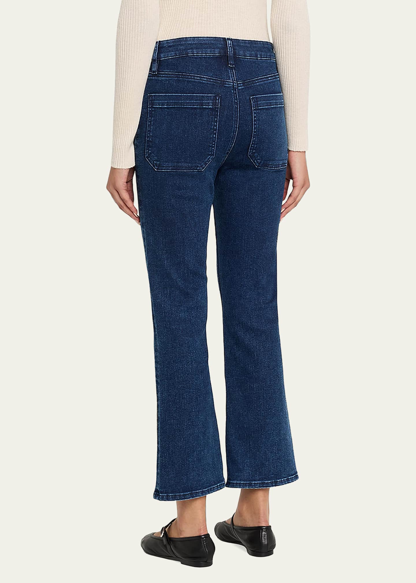 FRAME The Reboot Crop Modernist Pocket Jeans - Bergdorf Goodman
