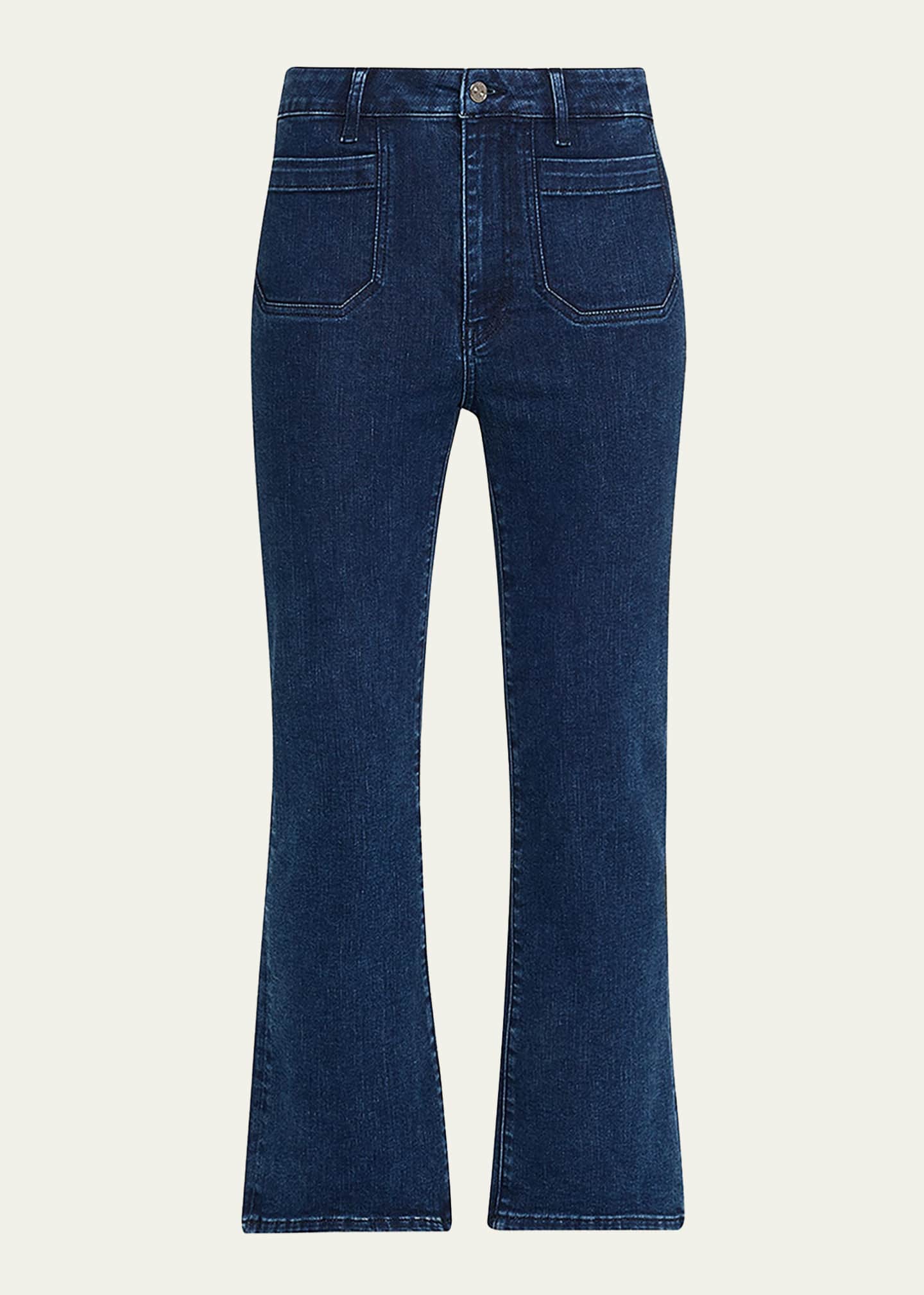 FRAME The Reboot Crop Modernist Pocket Jeans - Bergdorf Goodman