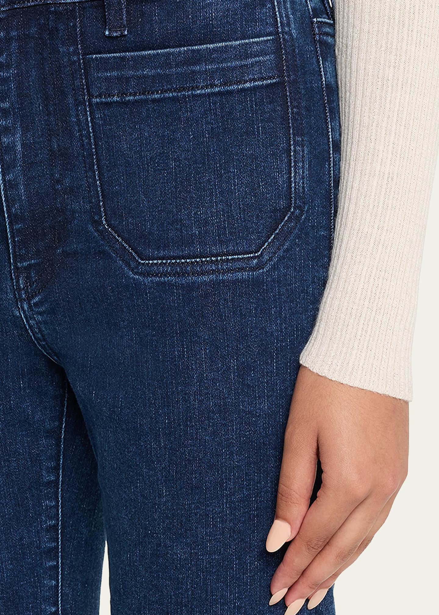 FRAME The Reboot Crop Modernist Pocket Jeans - Bergdorf Goodman