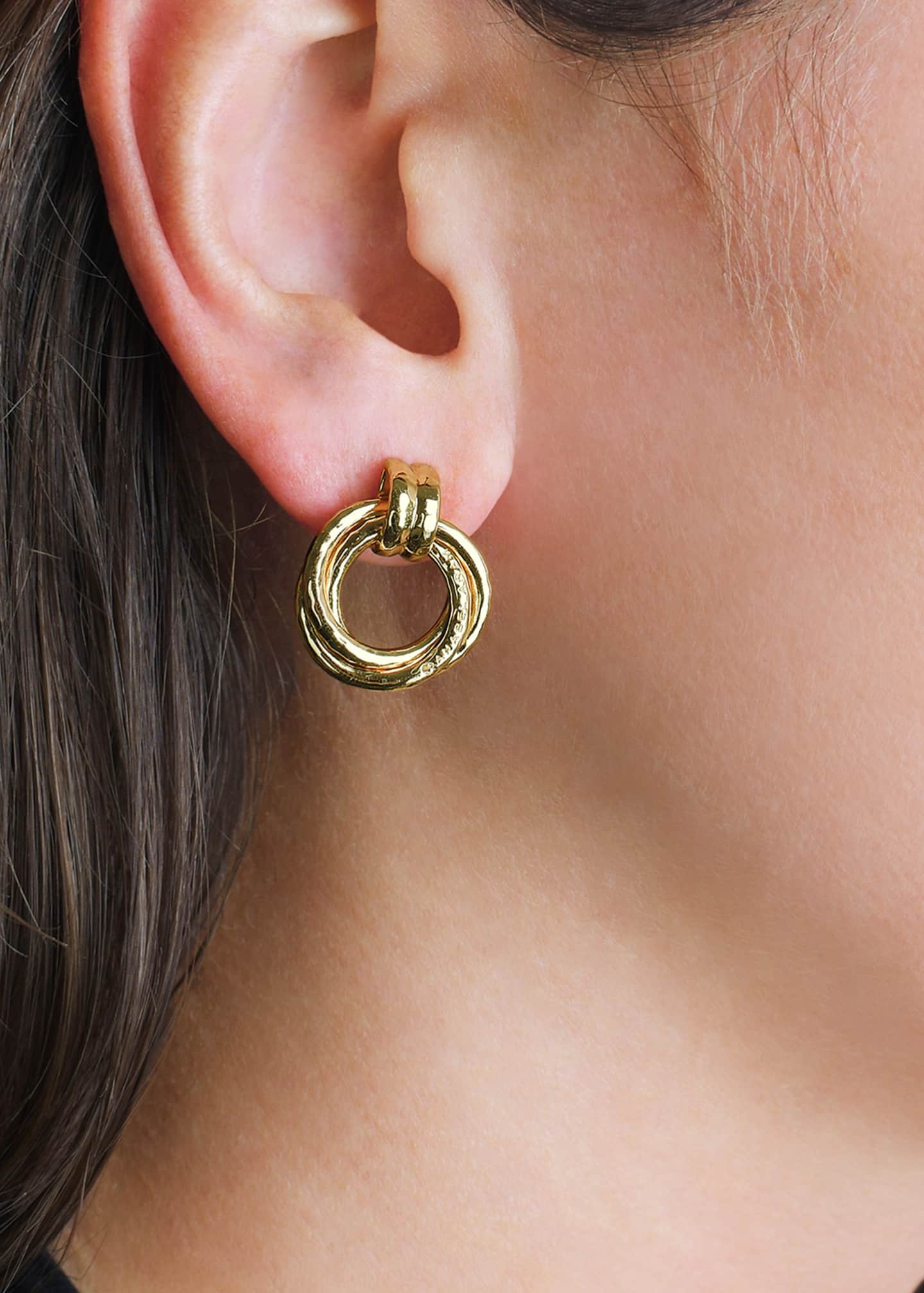 Anabel Aram Jewelry Neptune Triple Ring Earrings - Bergdorf Goodman