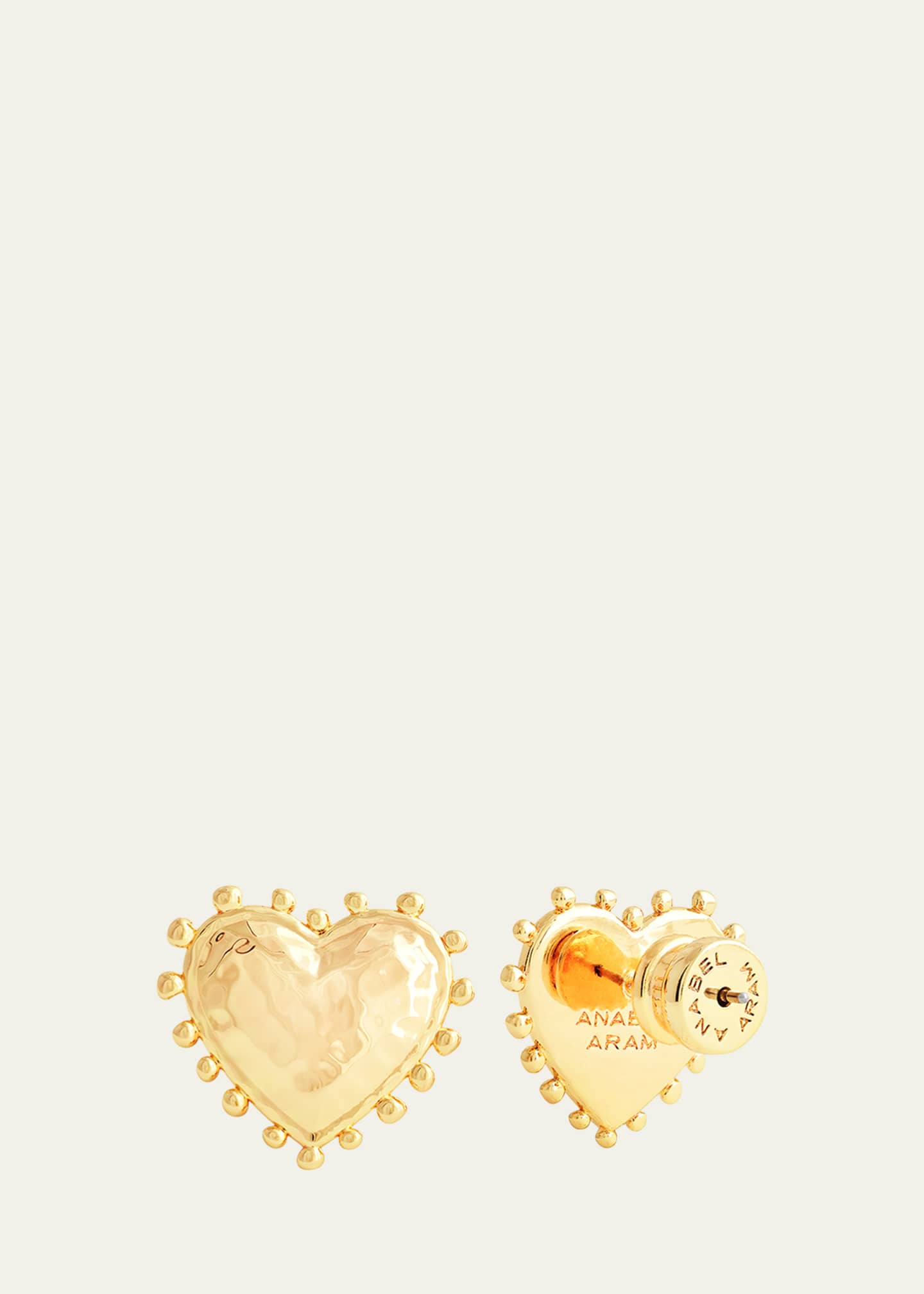 Anabel Aram Jewelry Heart Stud Earrings - Bergdorf Goodman