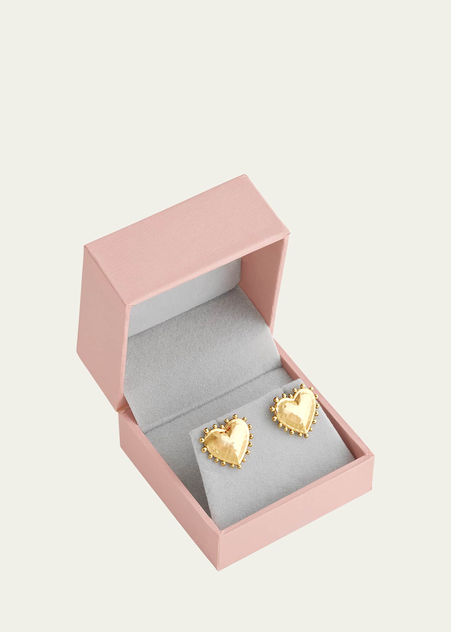 Anabel Aram Jewelry Heart Stud Earrings - Bergdorf Goodman