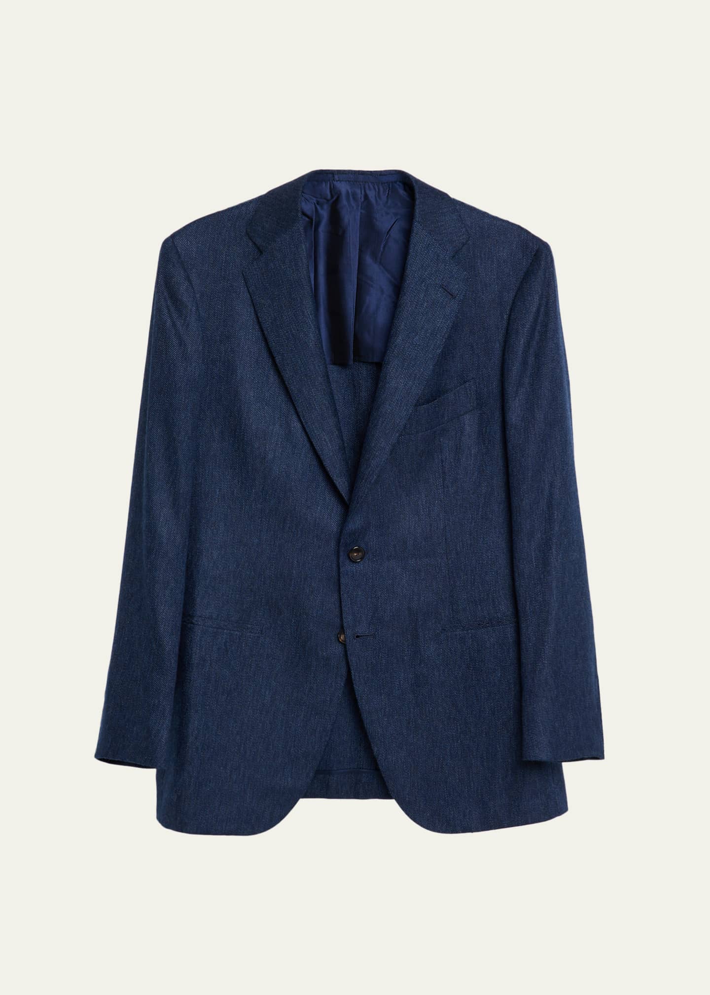 Cesare Attolini Men's Textured Cashmere Jacket - Bergdorf Goodman