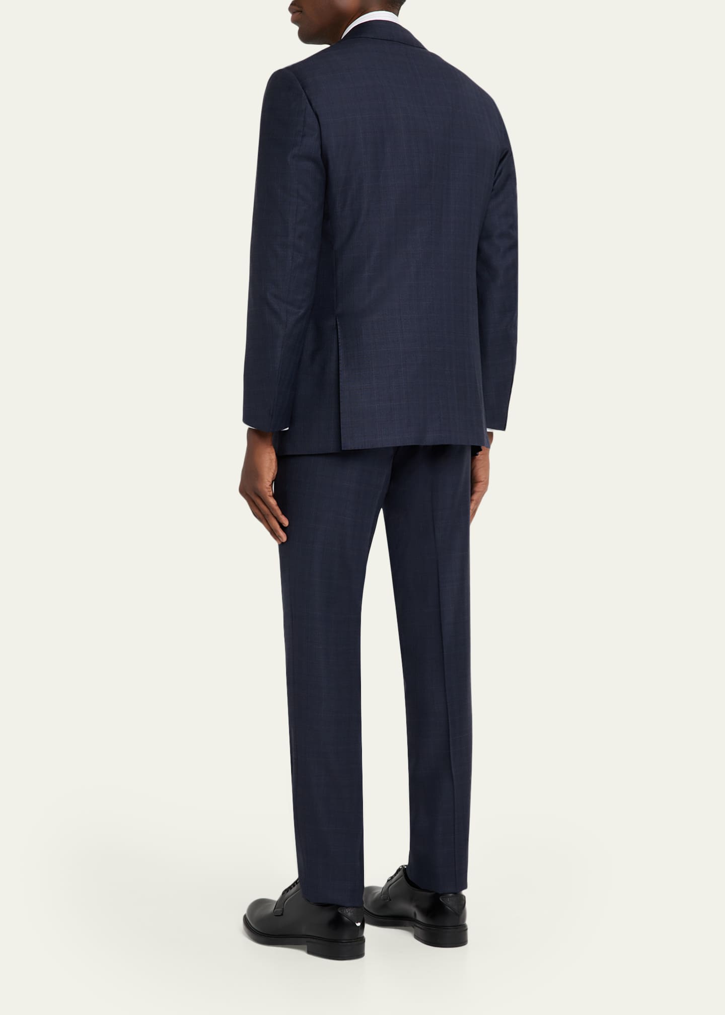 Cesare Attolini Men's Wool Chevron 130 Two-Piece Suit - Bergdorf Goodman