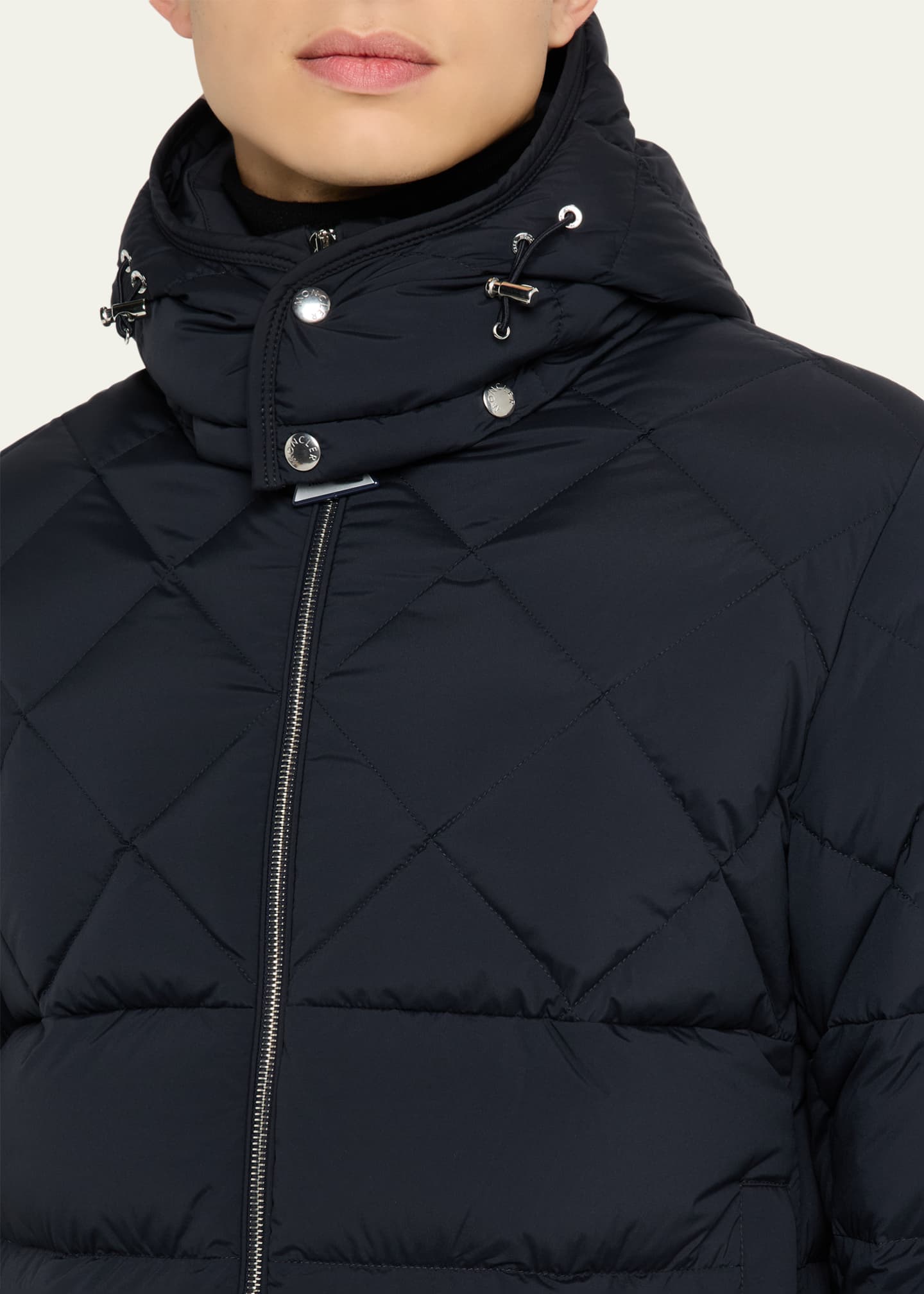 Moncler Men's Cecaud Hooded Short Down Jacket - Bergdorf Goodman