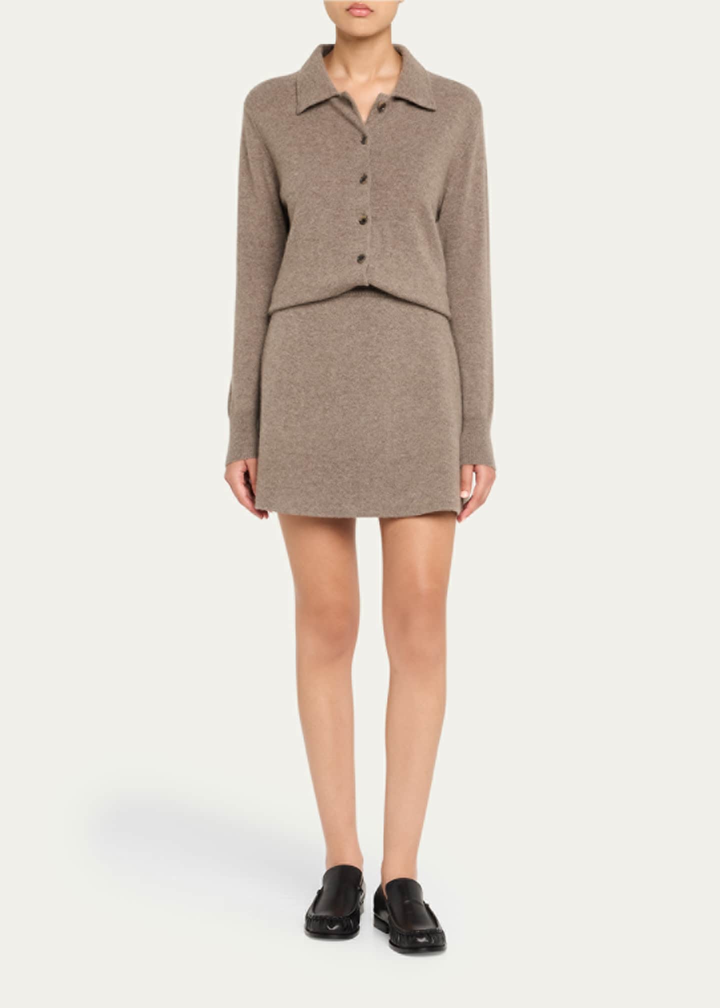 Lisa Yang Clare Cashmere Mini Skirt - Bergdorf Goodman