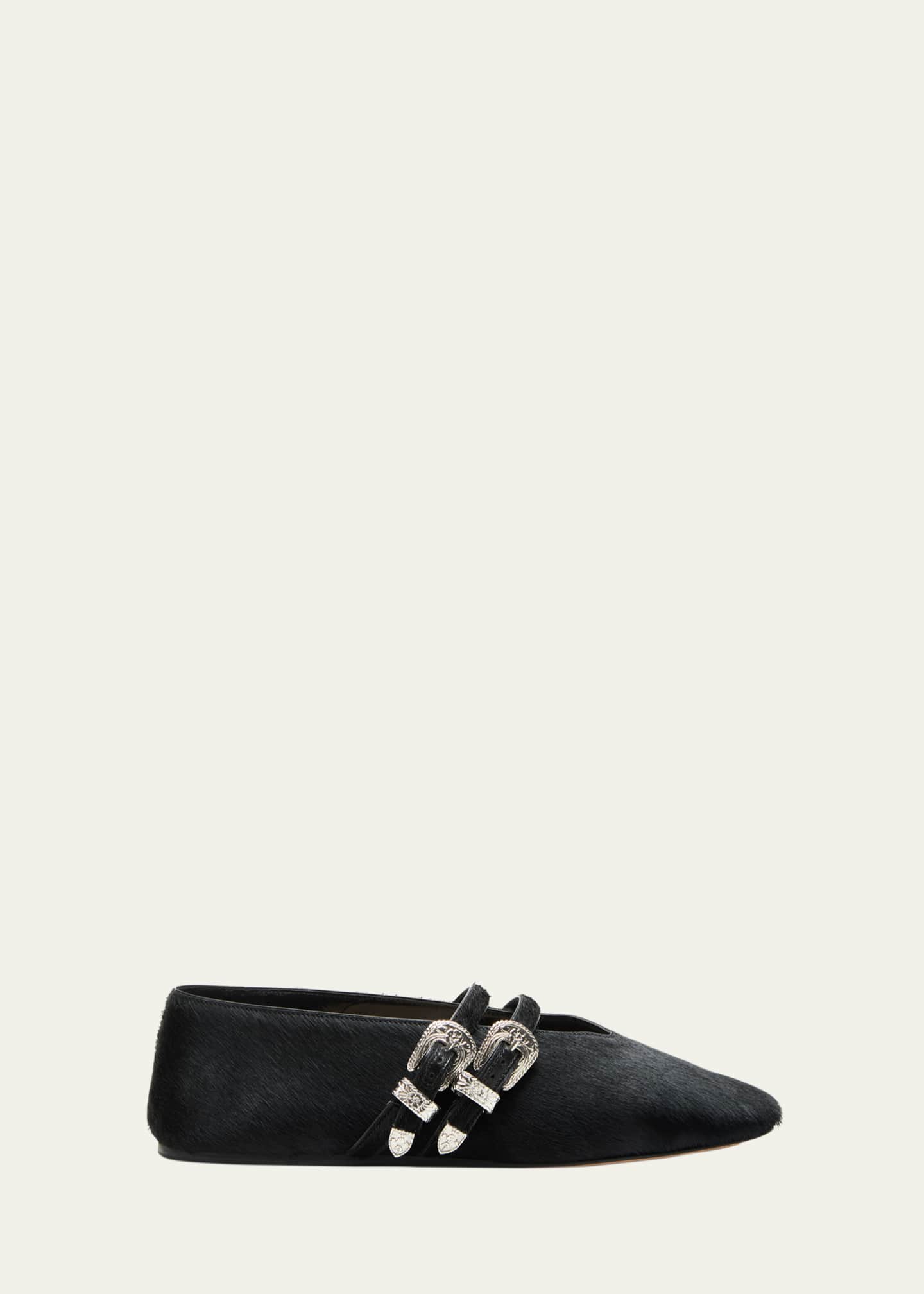 Le Monde Beryl Claudia Calf Hair Ballerina Flats - Bergdorf Goodman