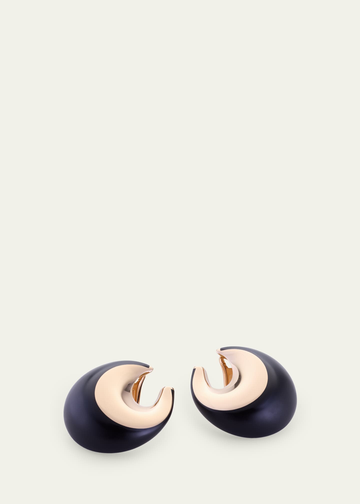 Vhernier Pirouette 18K Rose Gold Ebony Wood Clip Earrings - Bergdorf ...