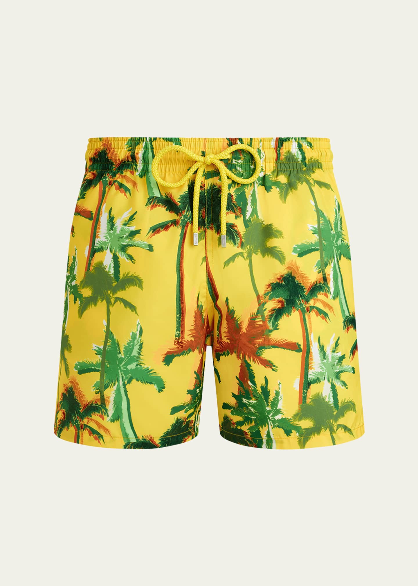 Vilebrequin Men's Packable Palms Swim Trunks - Bergdorf Goodman