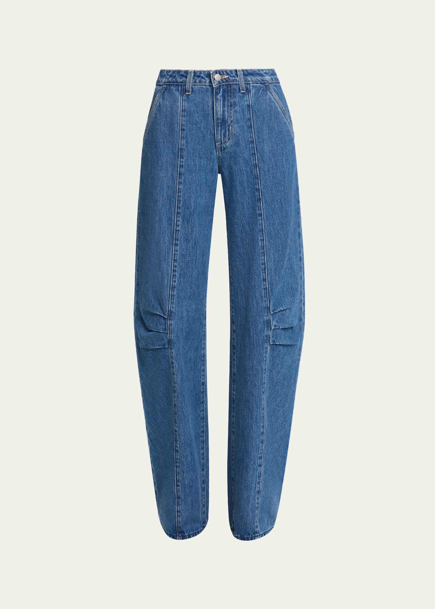 L'Agence Zara High-Rise Rodeo Barrel Jeans - Bergdorf Goodman