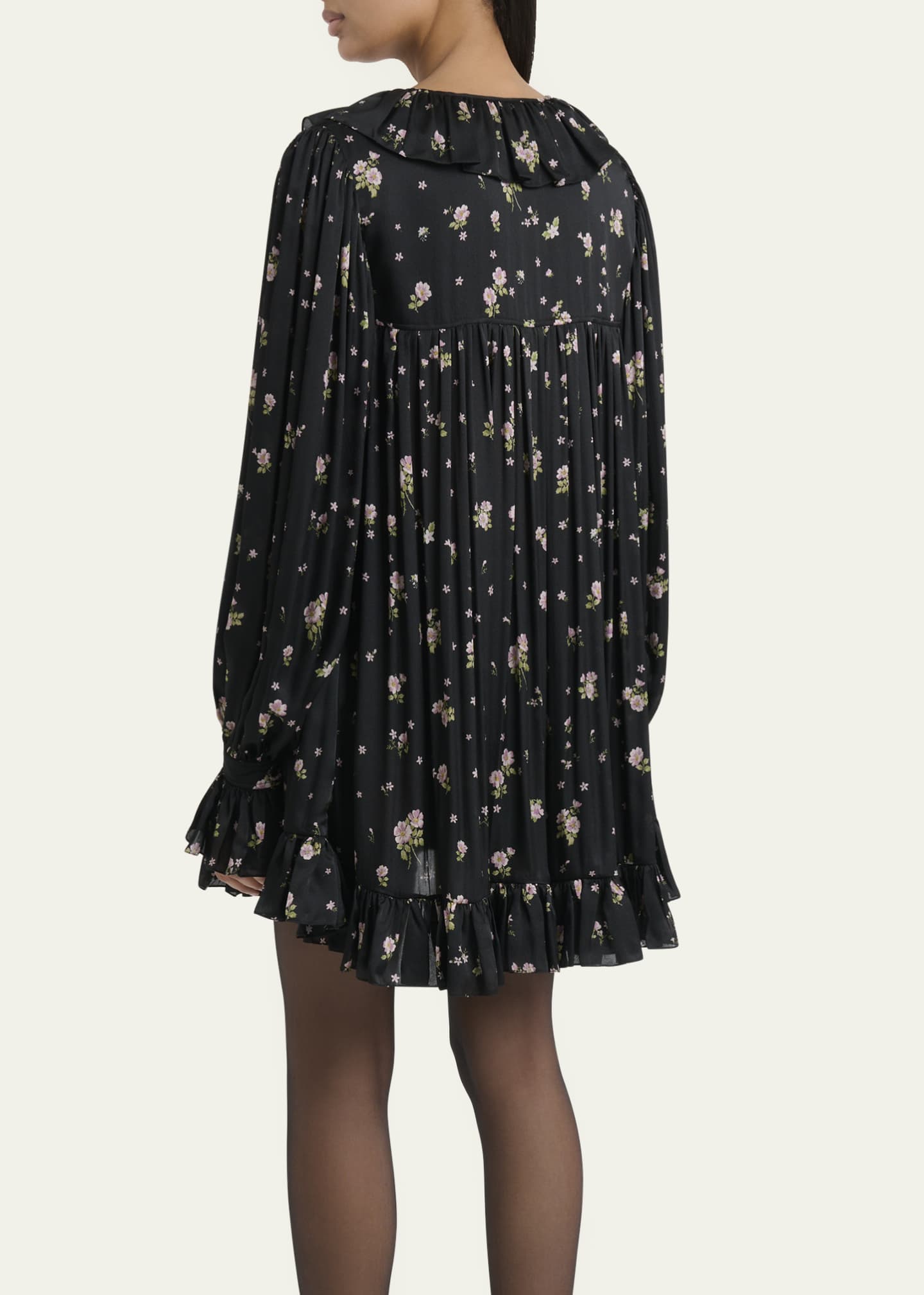 Chloe Liberty Print Silk Charmeuse Mini Dress - Bergdorf Goodman
