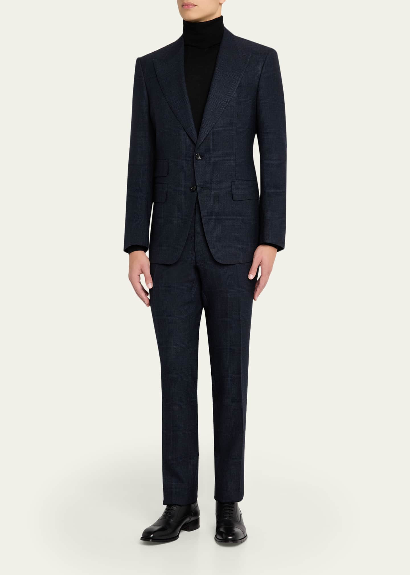 TOM FORD Men's Check Single-Breasted Suit - Bergdorf Goodman