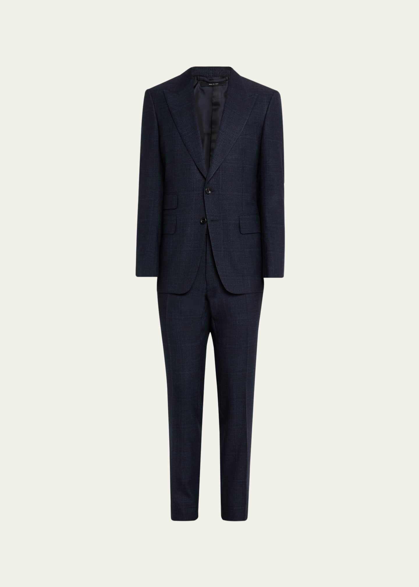 TOM FORD Men's Check Single-Breasted Suit - Bergdorf Goodman
